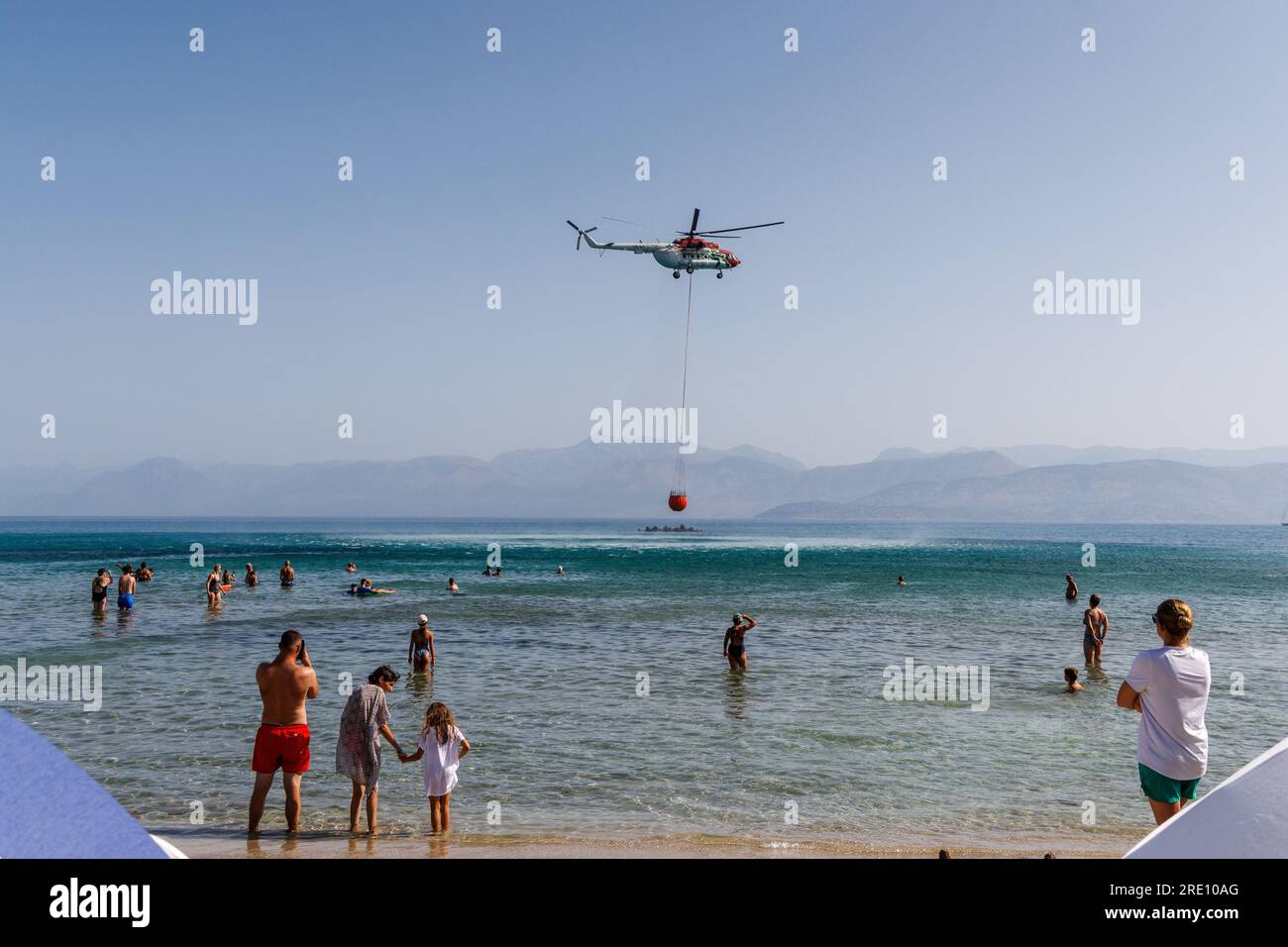 Corfu, Greece. 24th July, 2023. Wild Fires on Corfu, Greece A ...