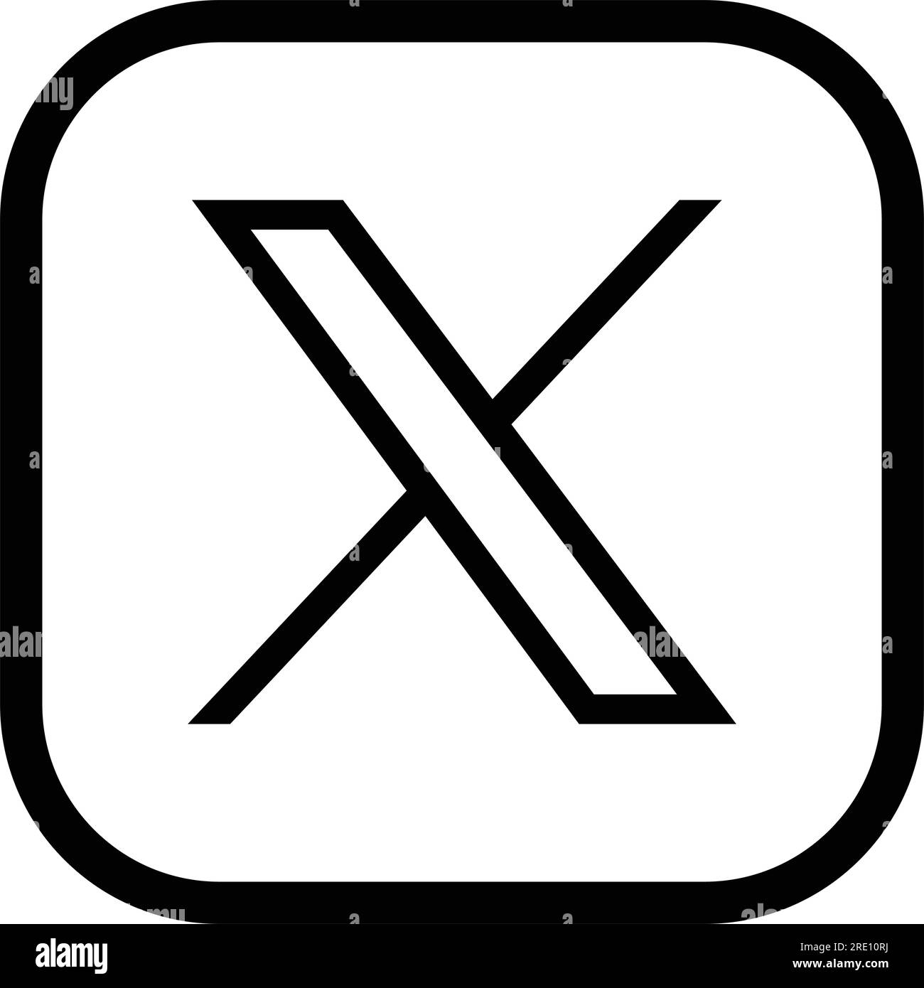 Twitter x Cut Out Stock Images & Pictures - Alamy