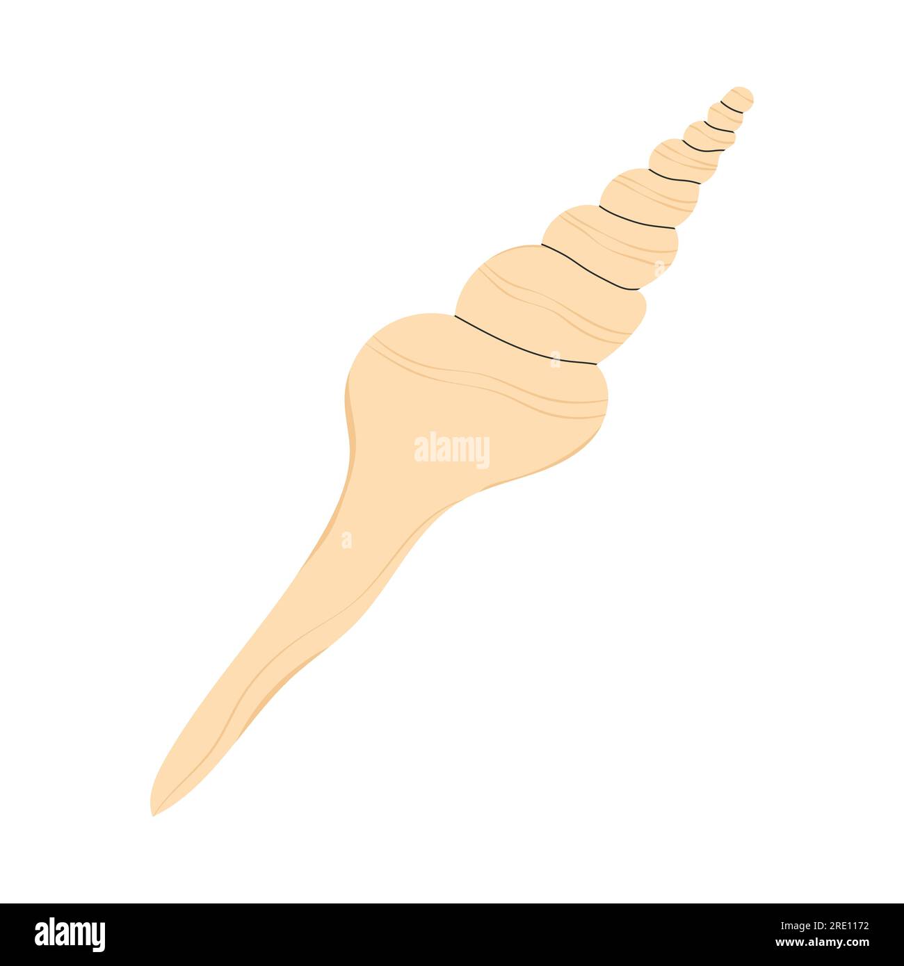 Seashell horn Stock Vector Images - Alamy