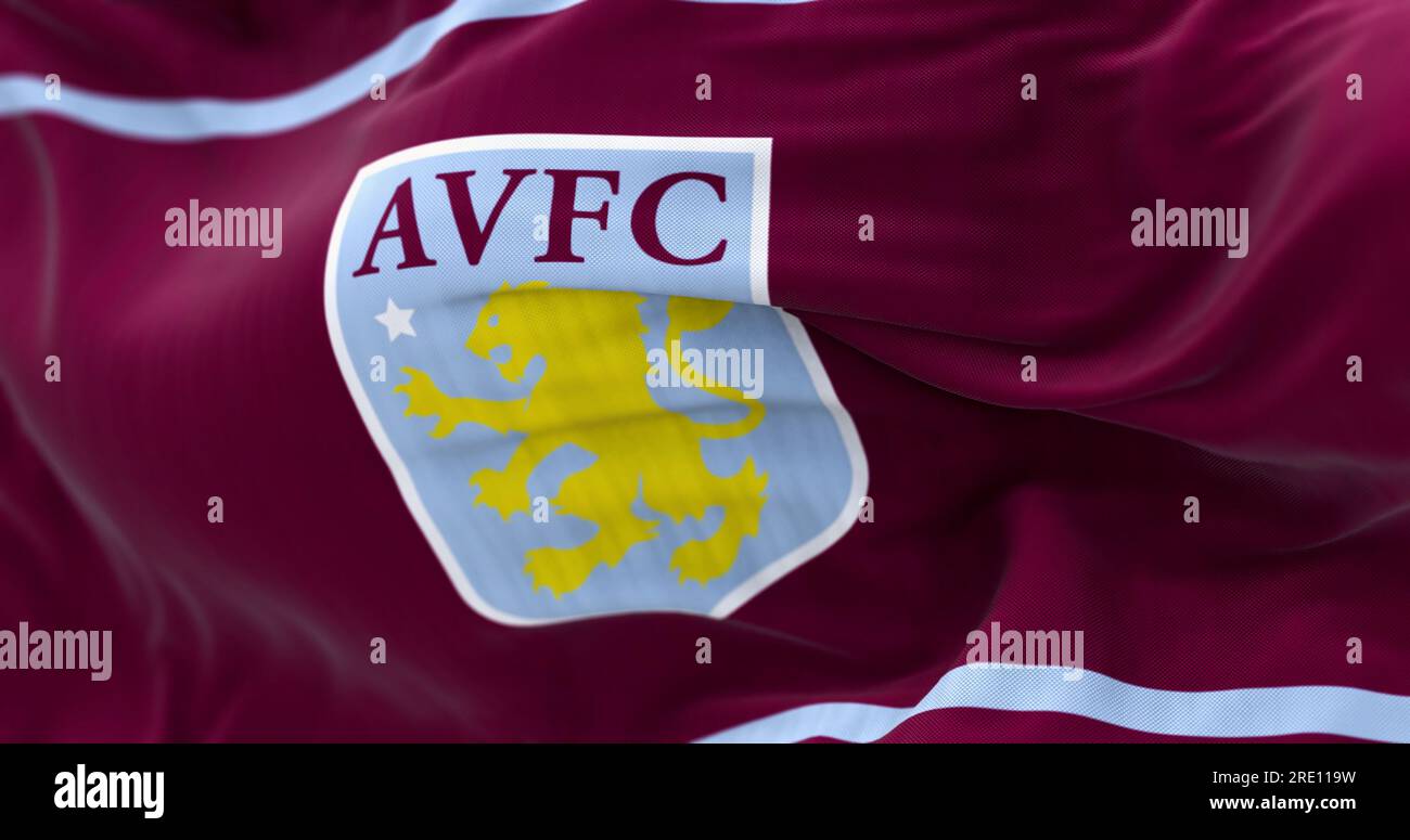 Aston villa logo hi-res stock photography and images - Alamy