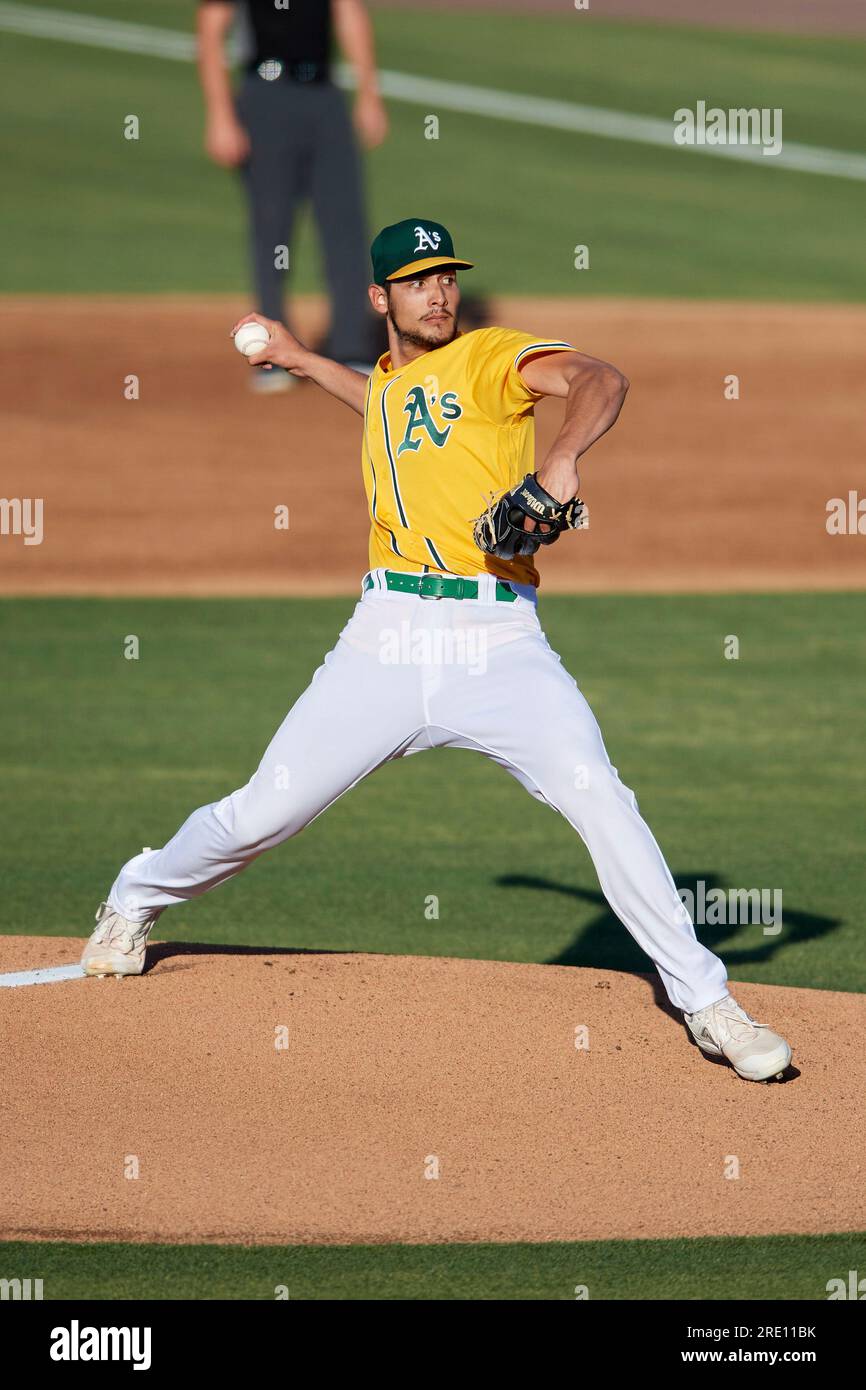 ACL Athletics starting pitcher Freddy Tarnok (70) during an Arizona ...