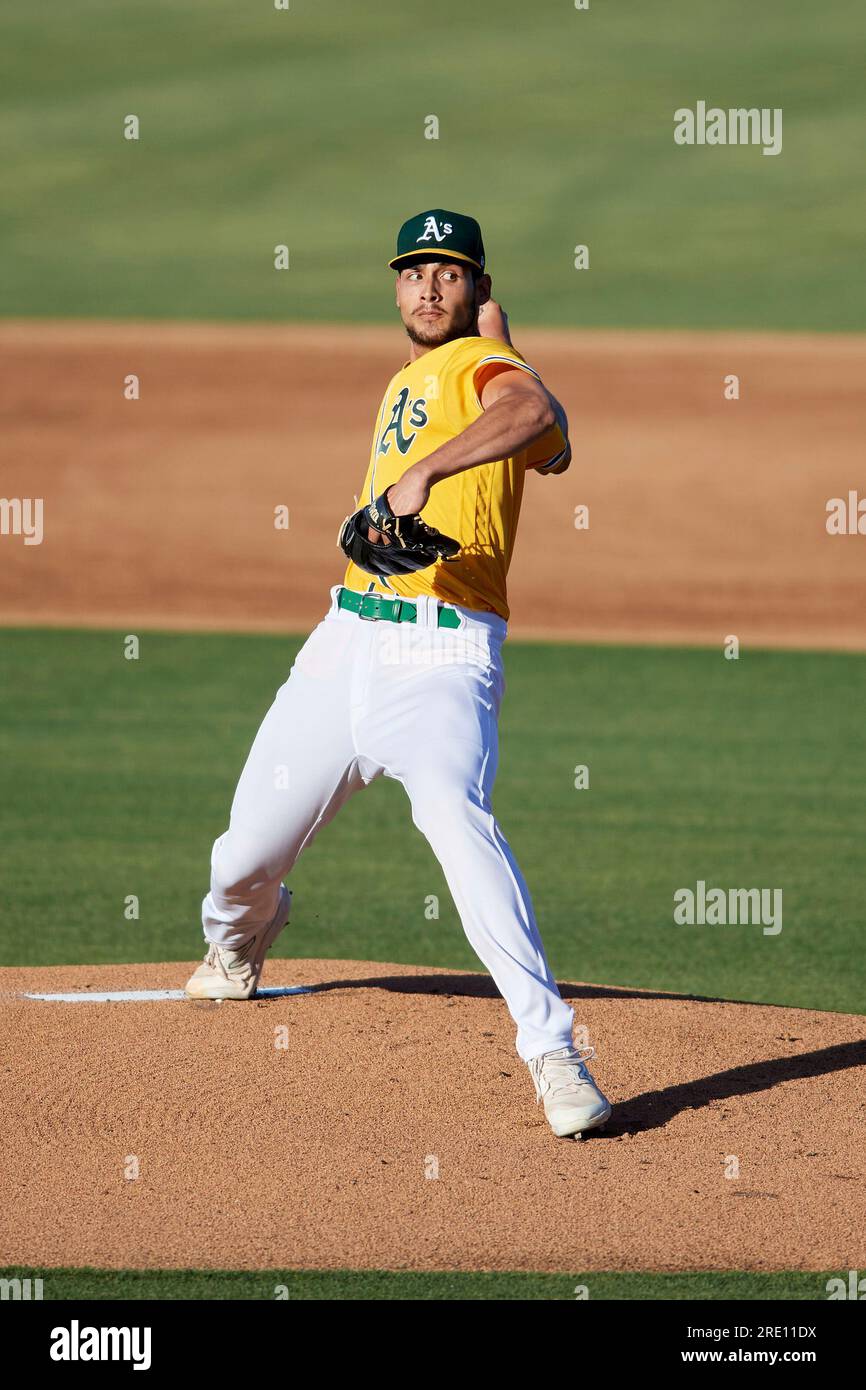 ACL Athletics starting pitcher Freddy Tarnok (70) during an Arizona ...