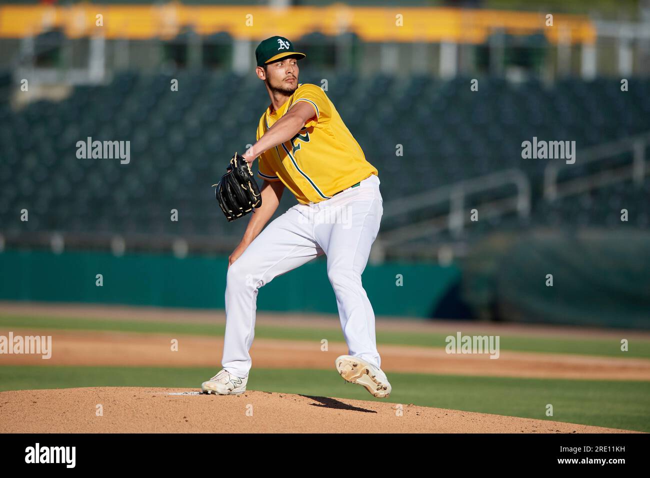 ACL Athletics starting pitcher Freddy Tarnok (70) during an Arizona ...
