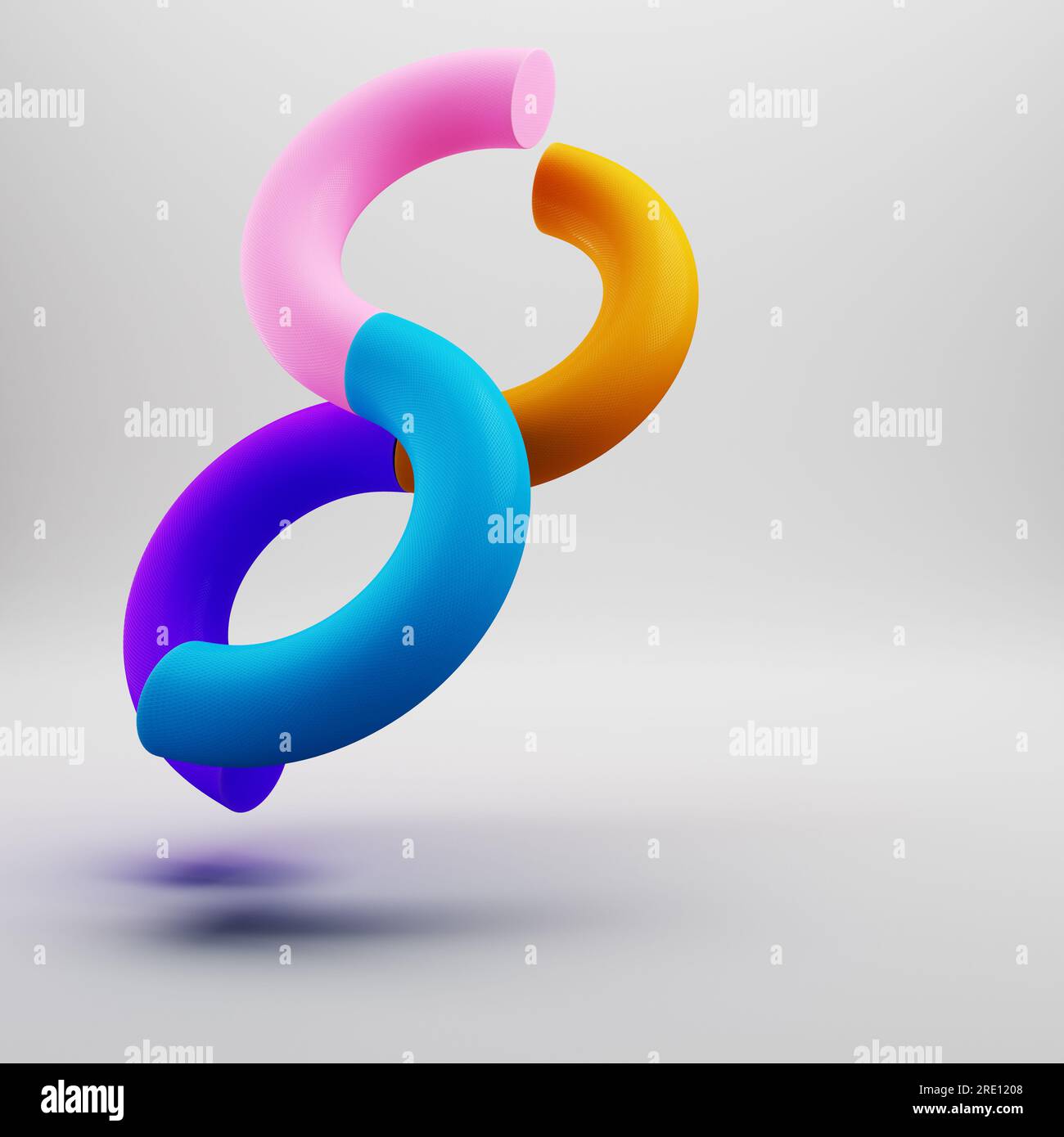 Abstract 3d shapes cylinders background hi-res stock photography and ...
