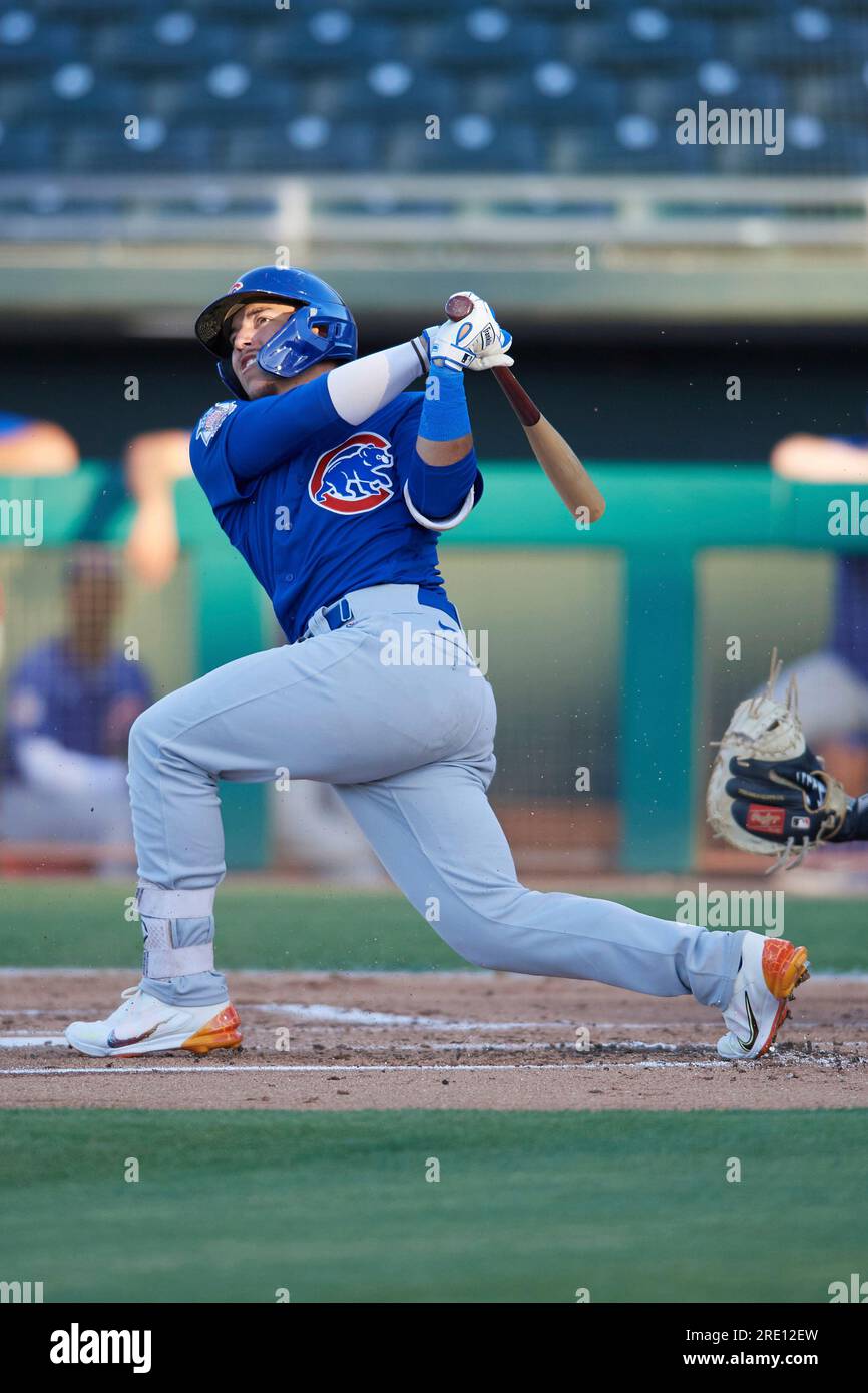 Frank Hernandez (72) of the ACL Cubs at bat during an Arizona Complex ...