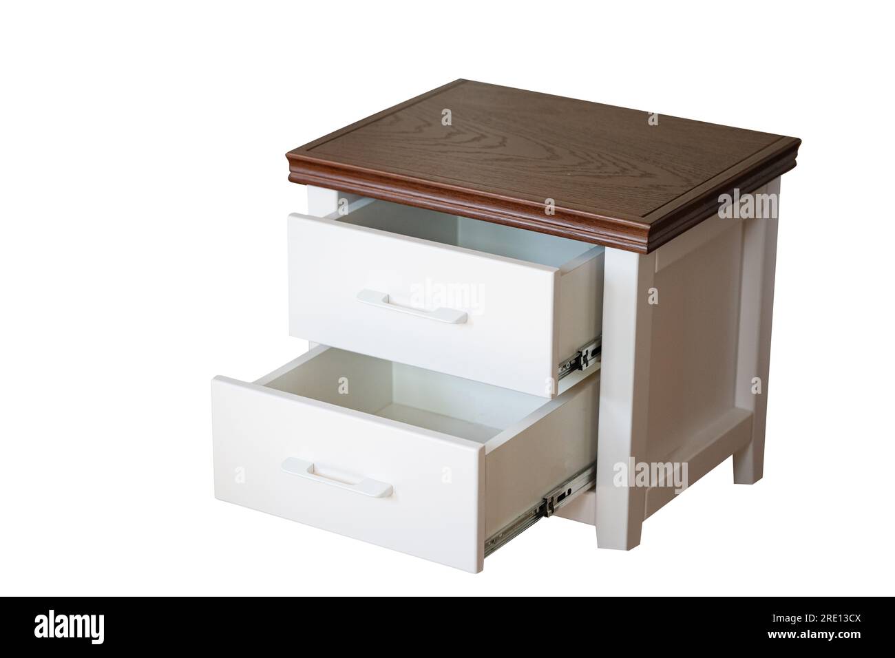 nightstand isolated on white background Stock Photo - Alamy