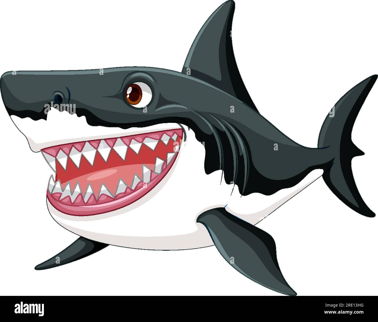 Toothless Shark Cartoon
