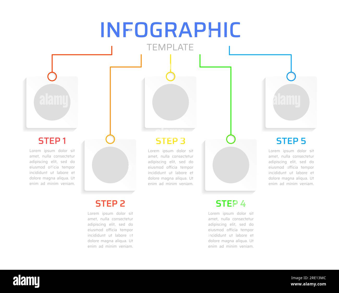 Plan connecting infographic chart design template Stock Vector Image ...