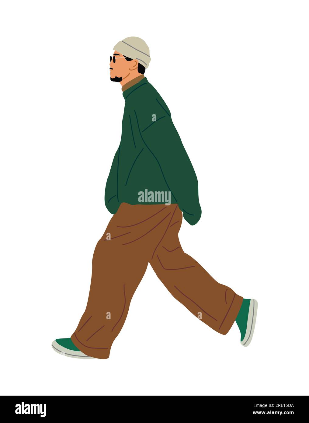Young stylish man walking side view vector Stock Vector Image & Art - Alamy Young stylish man walking side view vector Stock Vector Image & Art - Alamy