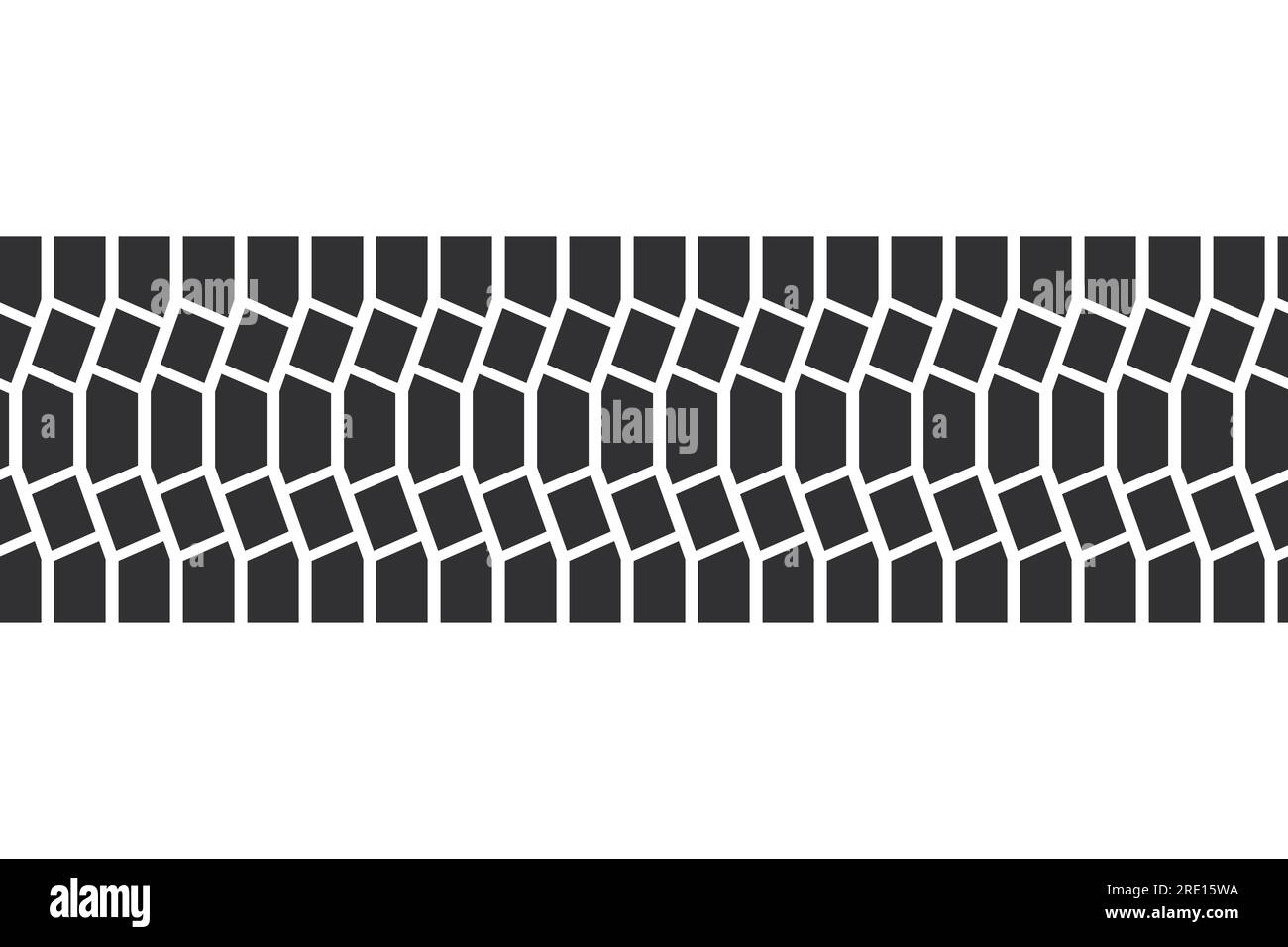 Auto tire tread seamless elements. Car tire patterns, wheel tyre tread track. Tyre print. Set of ...