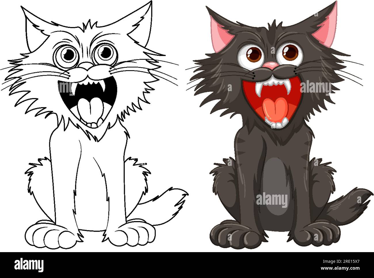 Scaredy Cat Clip Art