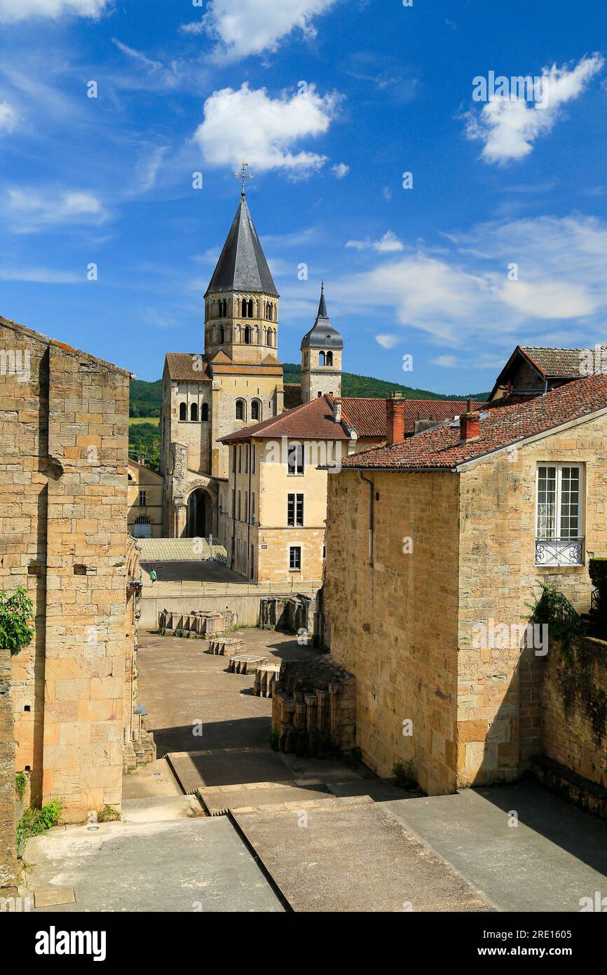 Abbey of cluny cathedral hi-res stock photography and images - Alamy