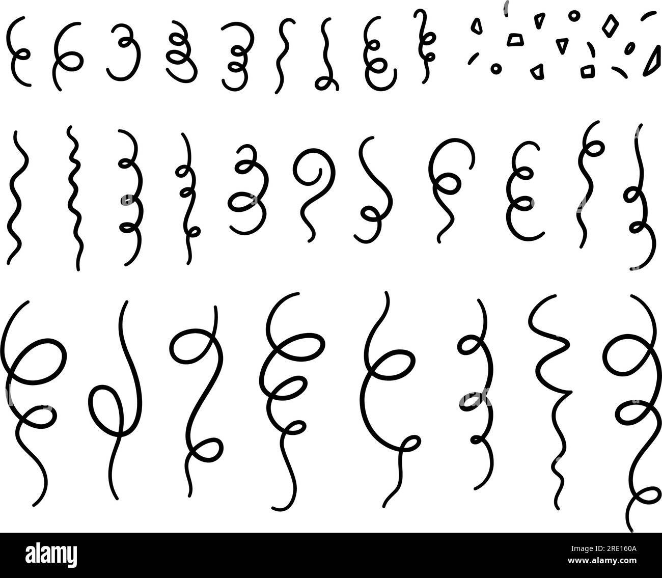 Streamers Line Drawing at Nicholas Worgan blog