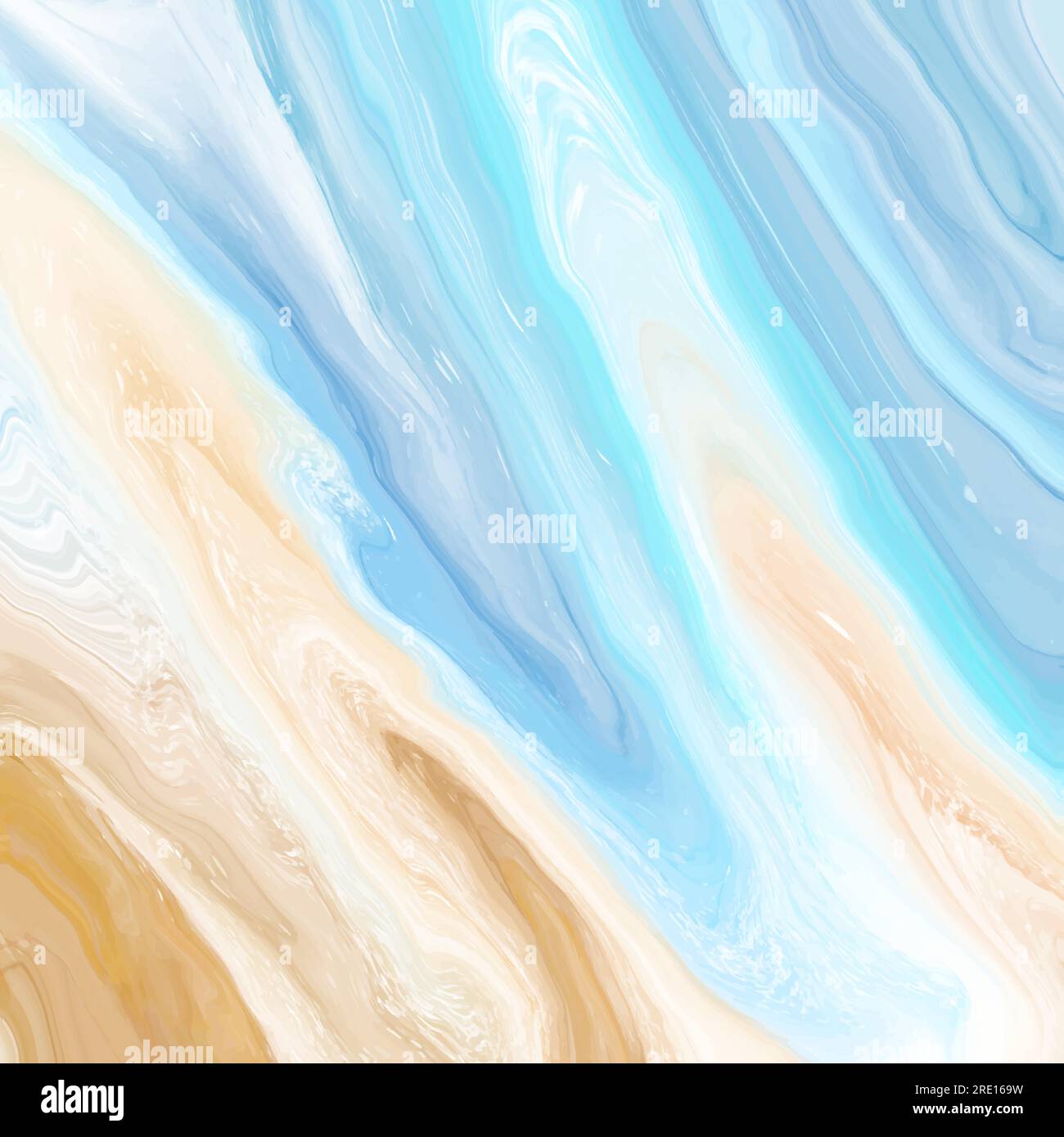 abstract background with a beach themed design Stock Vector Image & Art ...
