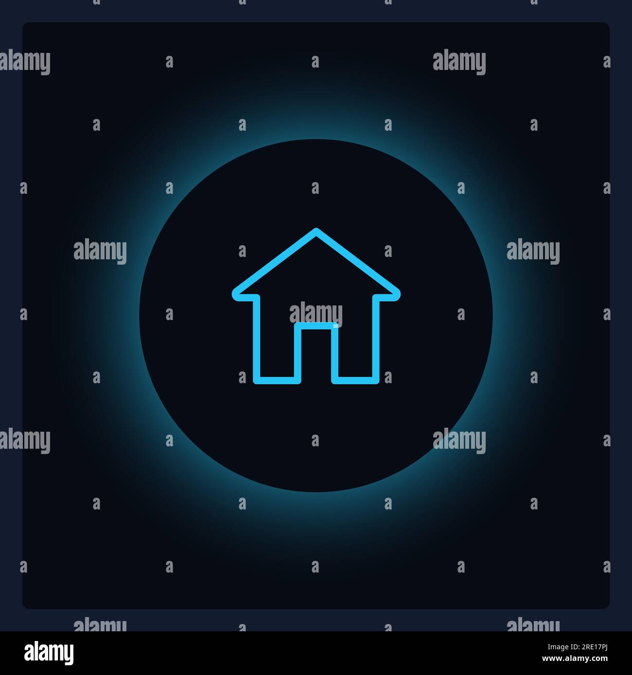 Focused homepage button UI element template Stock Vector Image & Art ...