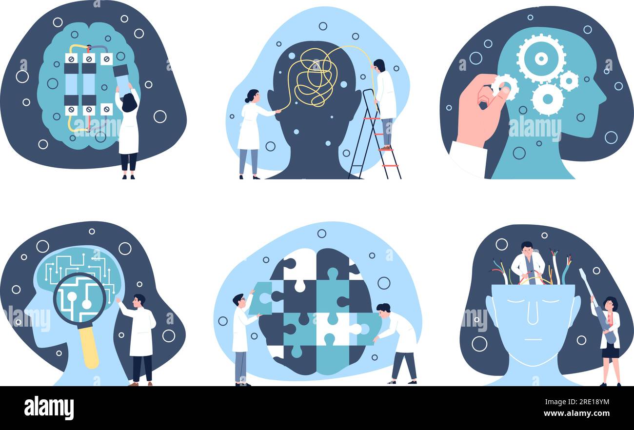 Mind and mental health care, psychology problems and therapy ...