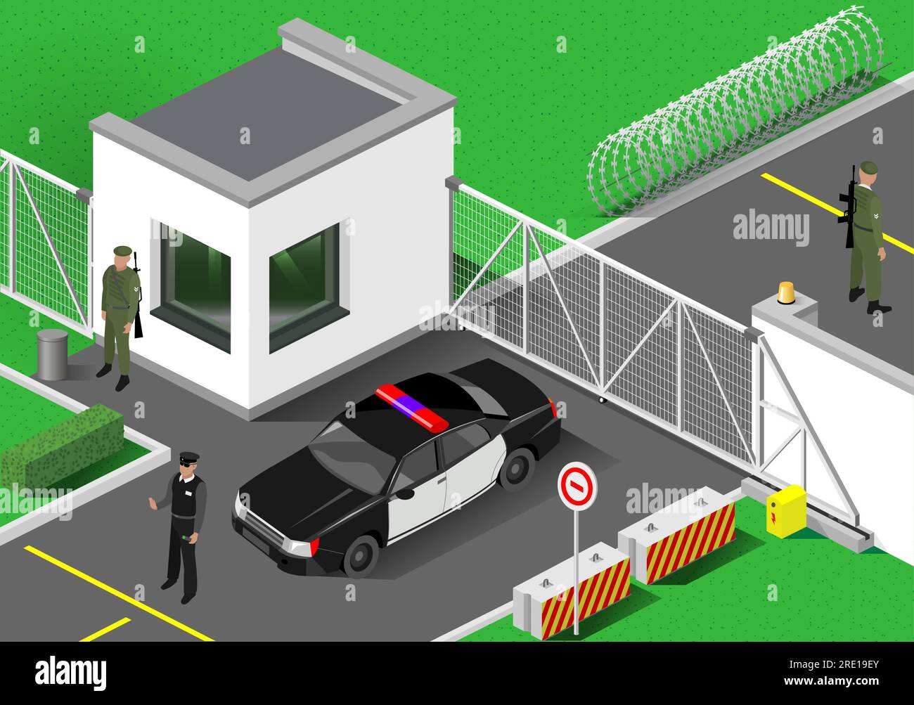 Secret building Stock Vector Images - Alamy