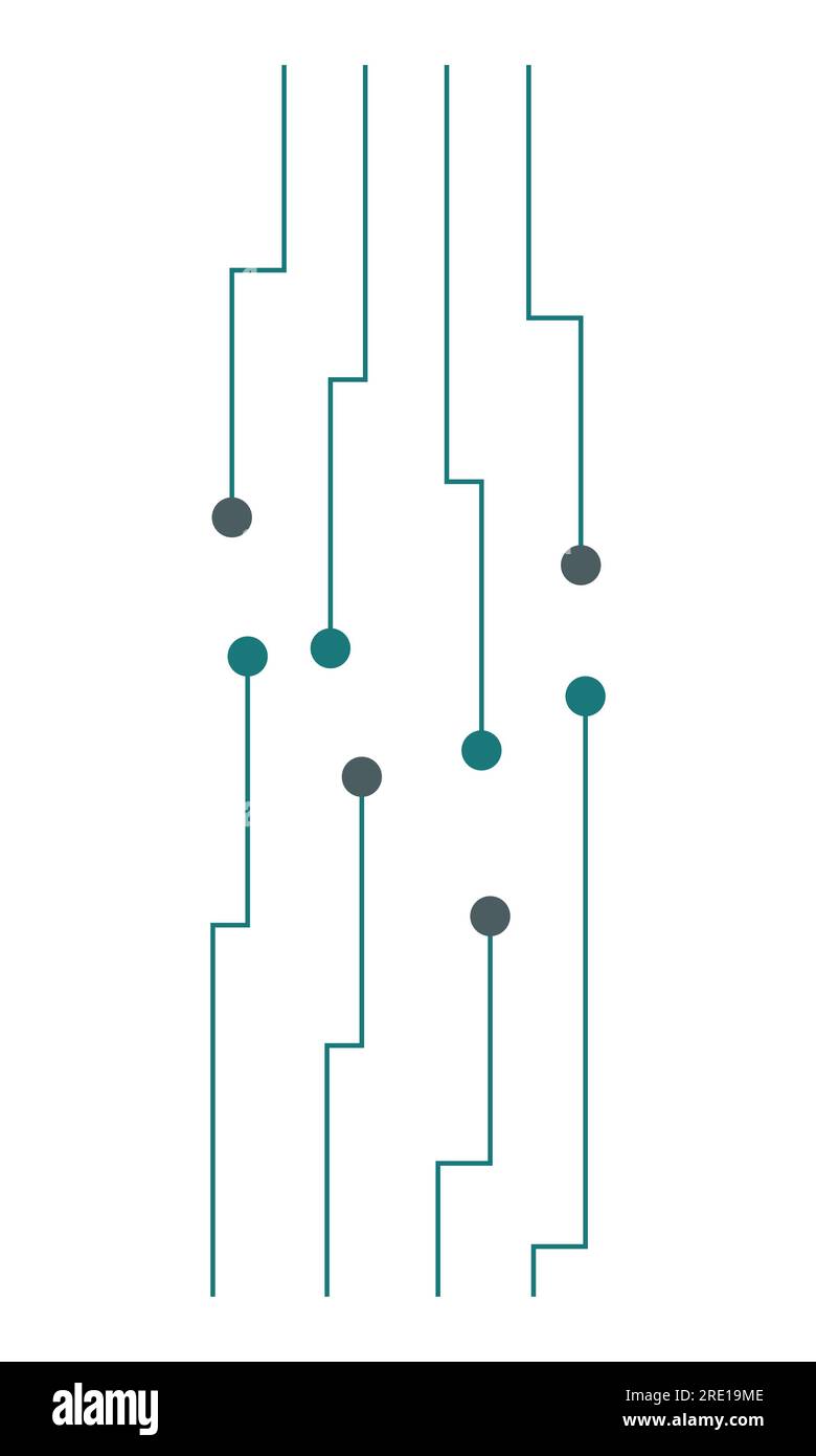 Circuit connection brochure element design Stock Vector Image & Art - Alamy
