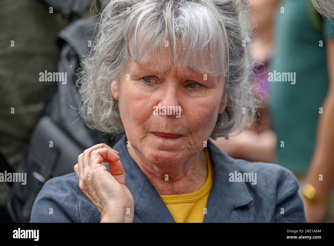 Imelda Staunton (actress) at an EQUITY event in Leicester Square ...