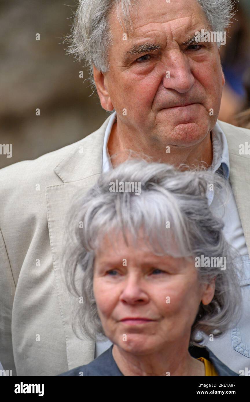 Actor Jim Carter with wife Imelda Staunton at an EQUITY event in ...