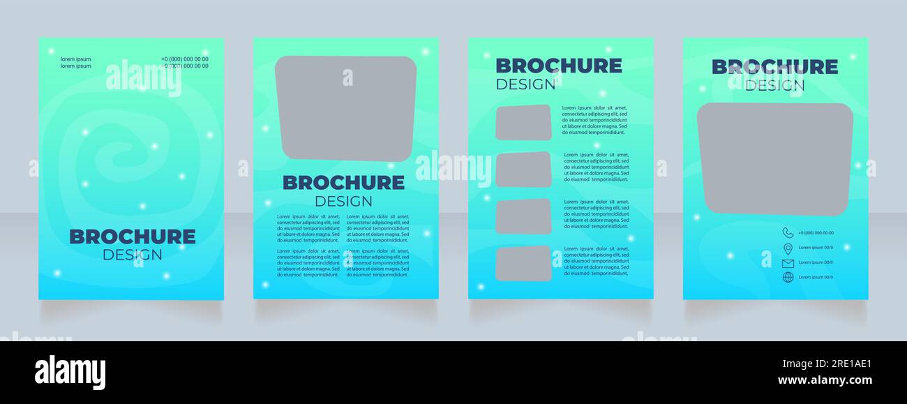 Studying star patterns and constellations blank brochure design Stock ...