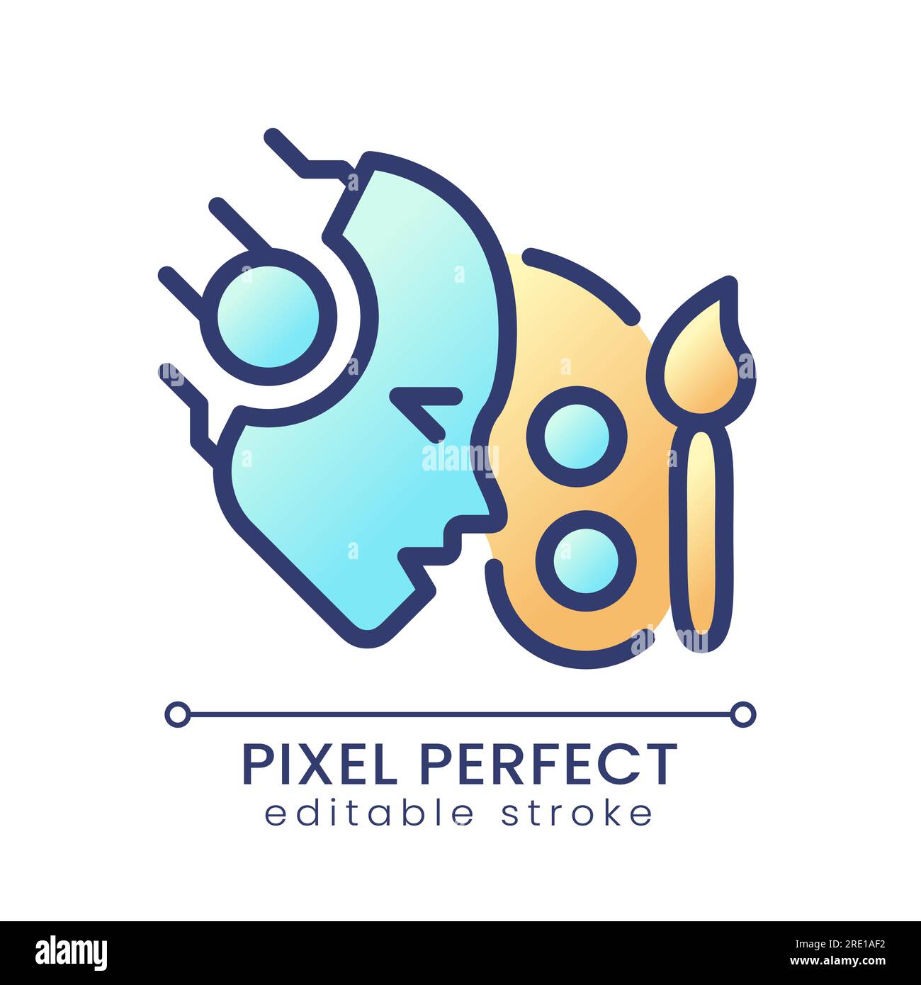 AI creates pixel perfect color gradient icon Stock Vector Image & Art ... AI creates pixel perfect color gradient icon Stock Vector Image & Art ...