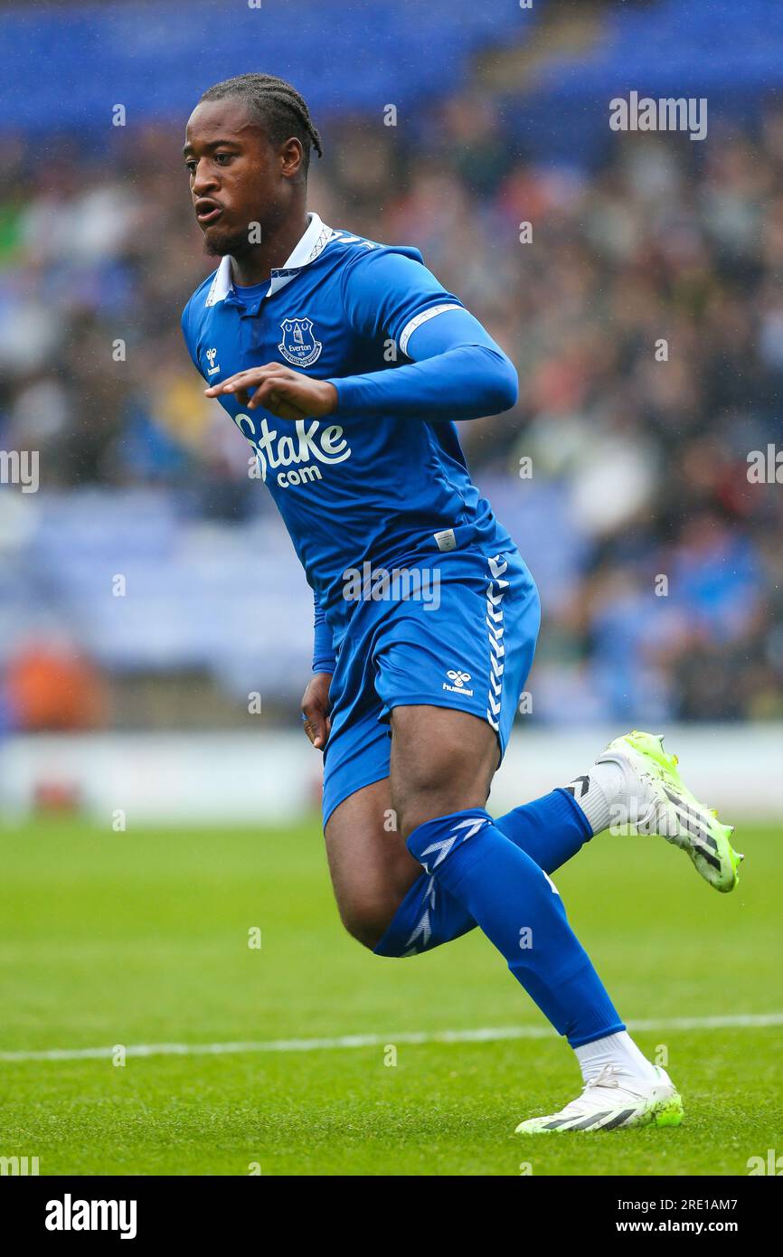 Everton's Martin Sherif during the pre-season friendly match at Prenton ...