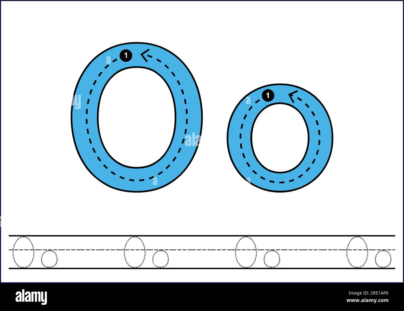 Letter tracing from a-z ,hand drawn tracing worksheets for kids ...