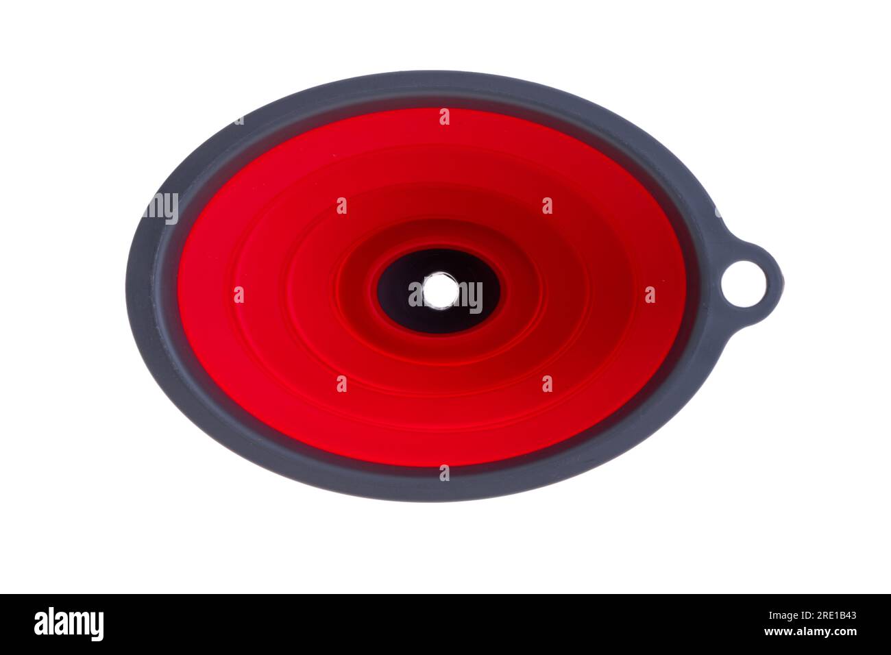 red funnel isolated on white background Stock Photo - Alamy