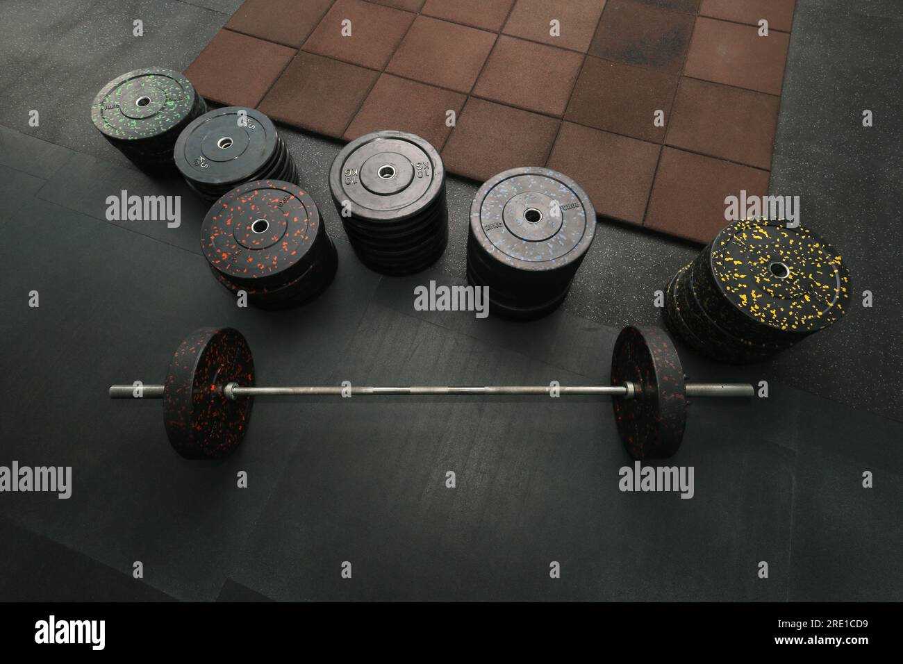 Gym plates hi-res stock photography and images - Alamy
