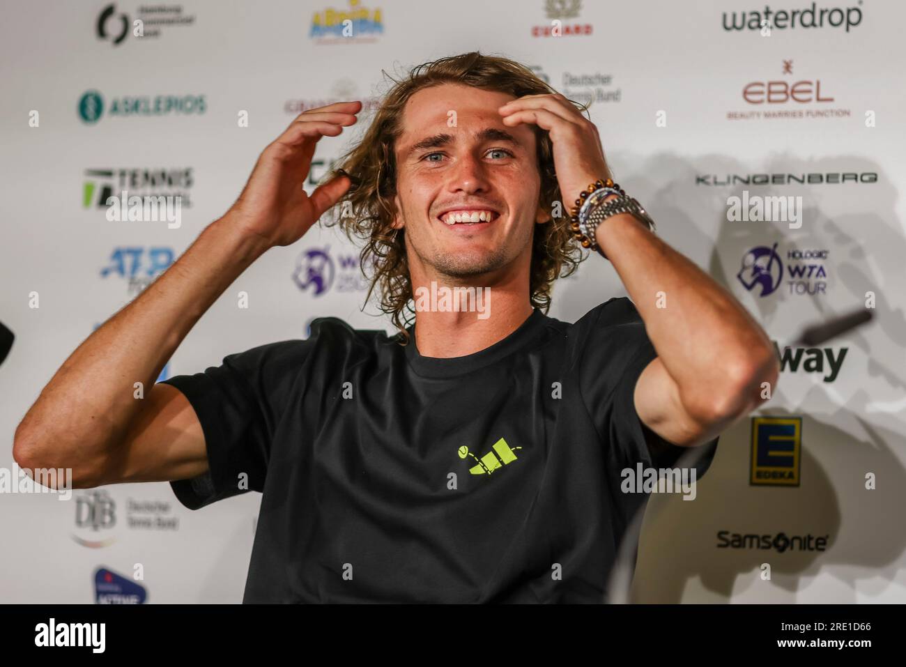 Hamburg, Germany. 24th July, 2023. Tennis: Hamburg European Open (ATP tournament), Rothenbaum ...