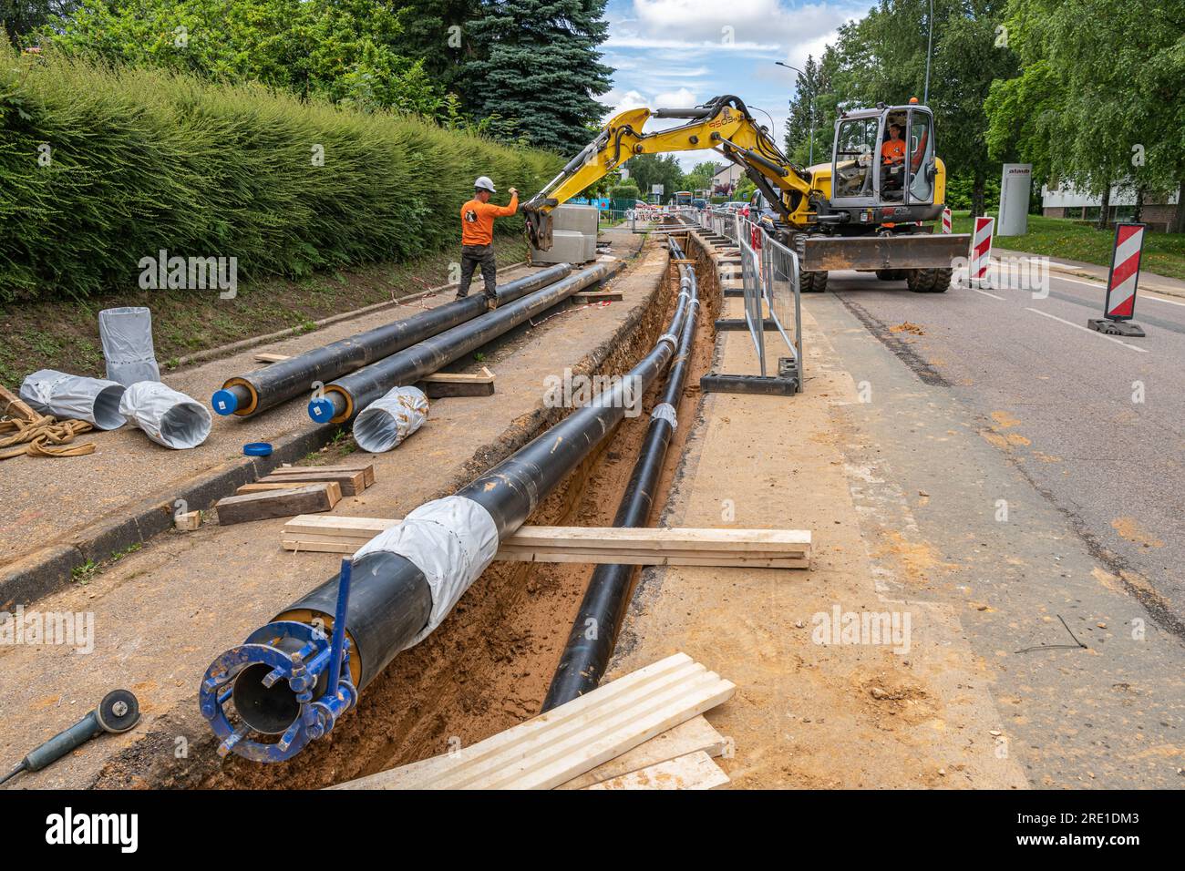 Bois Guillaume (Normandy, northern France): highway maintenance ...
