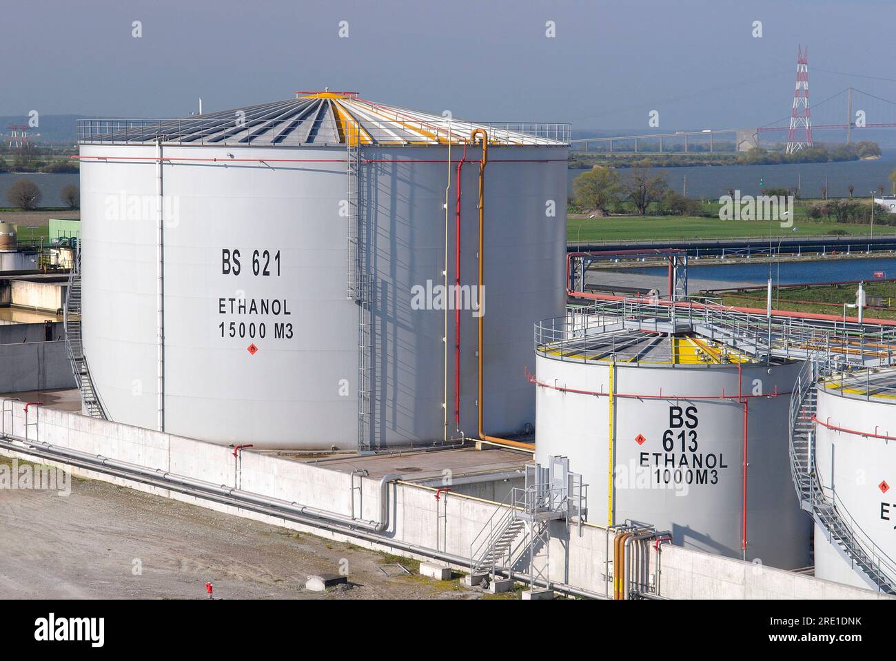 The Tereos plant, mainly dedicated to the production of bioethanol, in ...