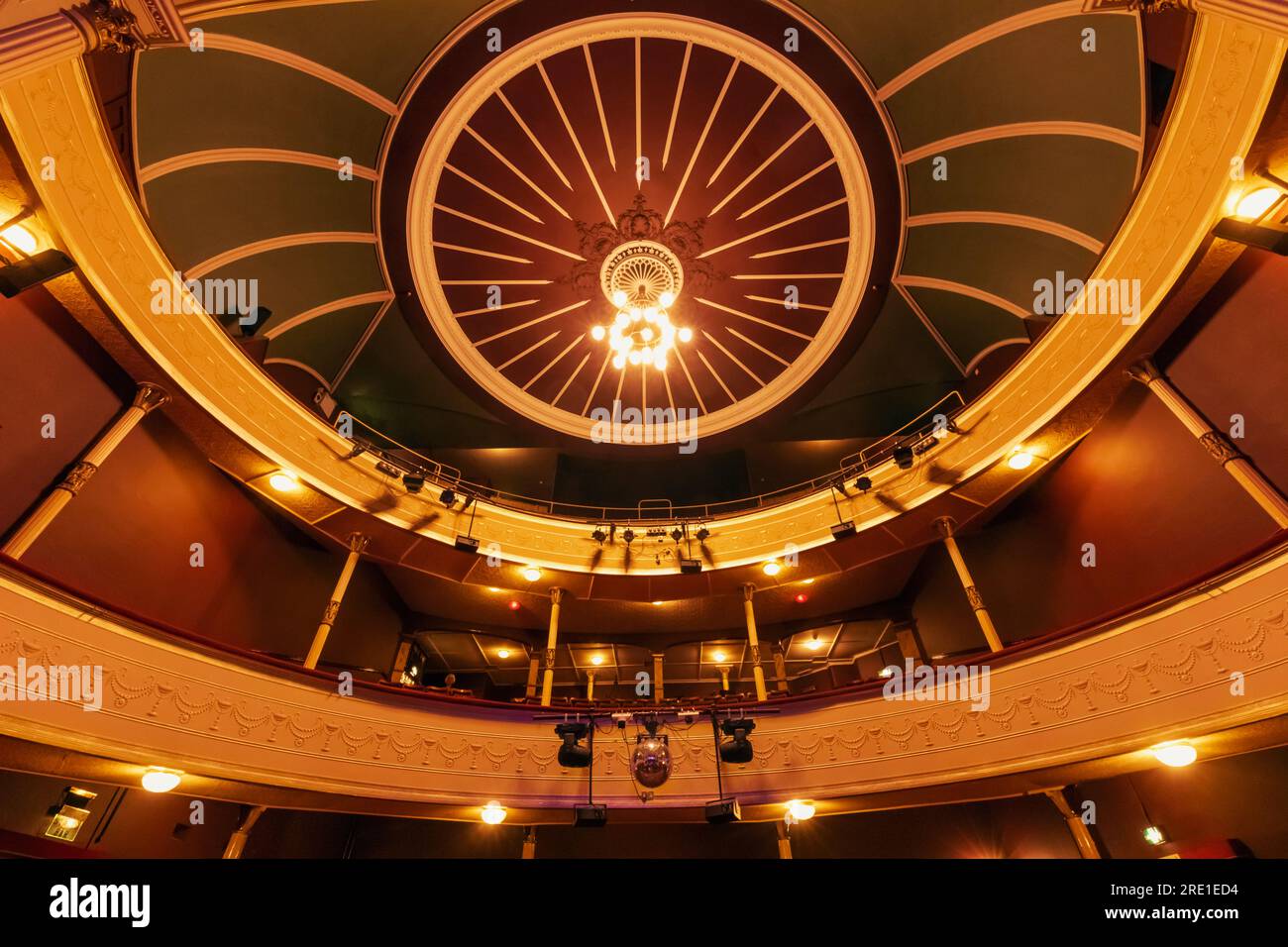 Interior view of the historic royal hippodrome theatre hi-res stock ...