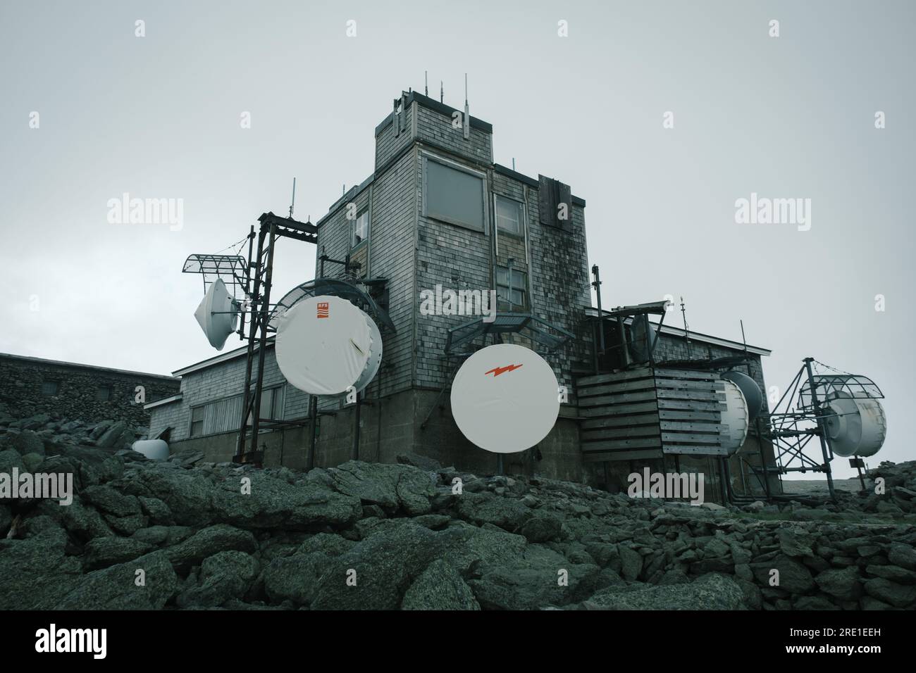 Mount Washington Observatory in the White Mountains, New Hampshire ...