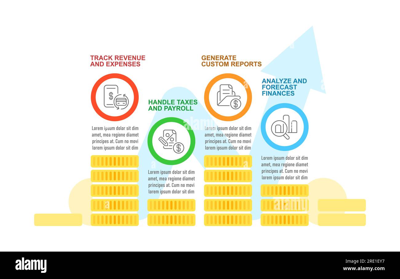 Accounting infographic chart design template Stock Vector Image & Art ...