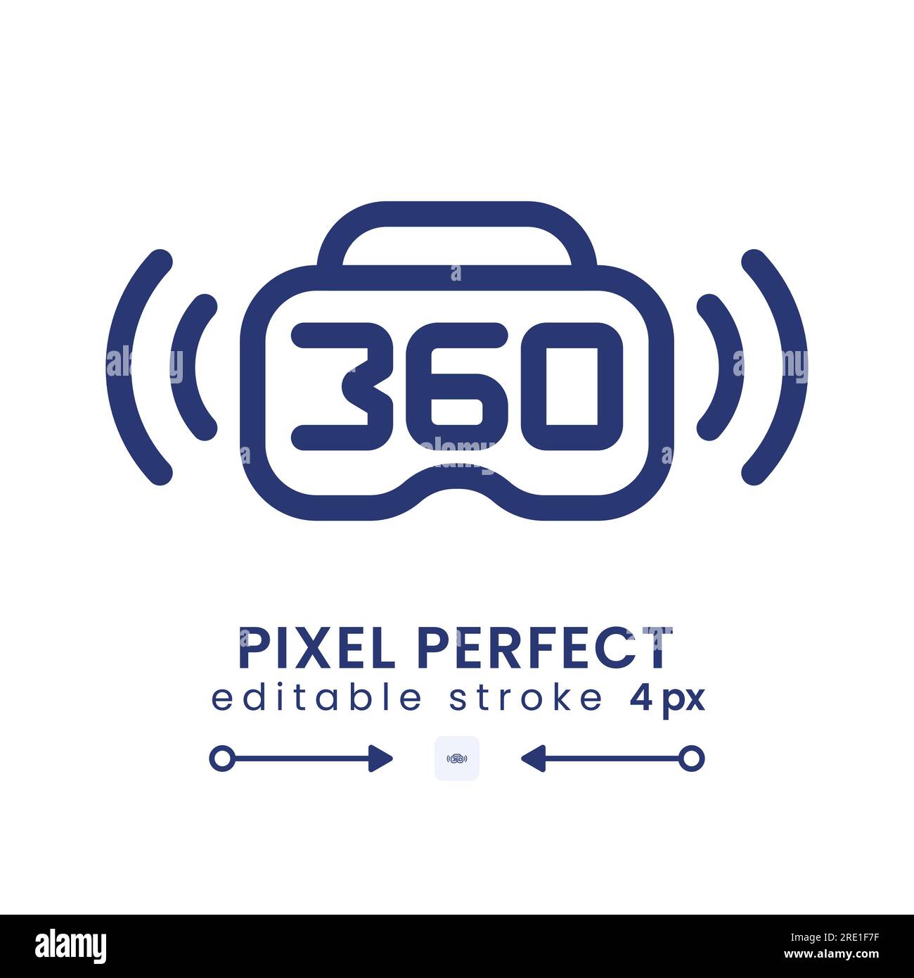 360 live streaming linear desktop icon Stock Vector Image & Art - Alamy