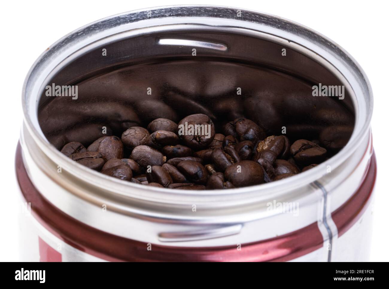 coffee beans isolated on white background Stock Photo - Alamy