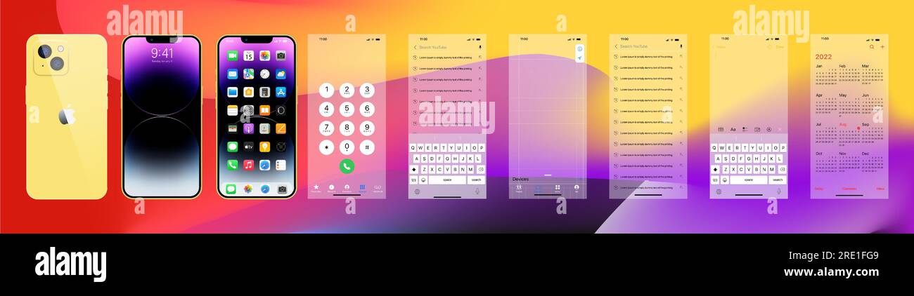 Iphone 13. Apple mockup. Apple interface. Apple apps. Phone navigation ...
