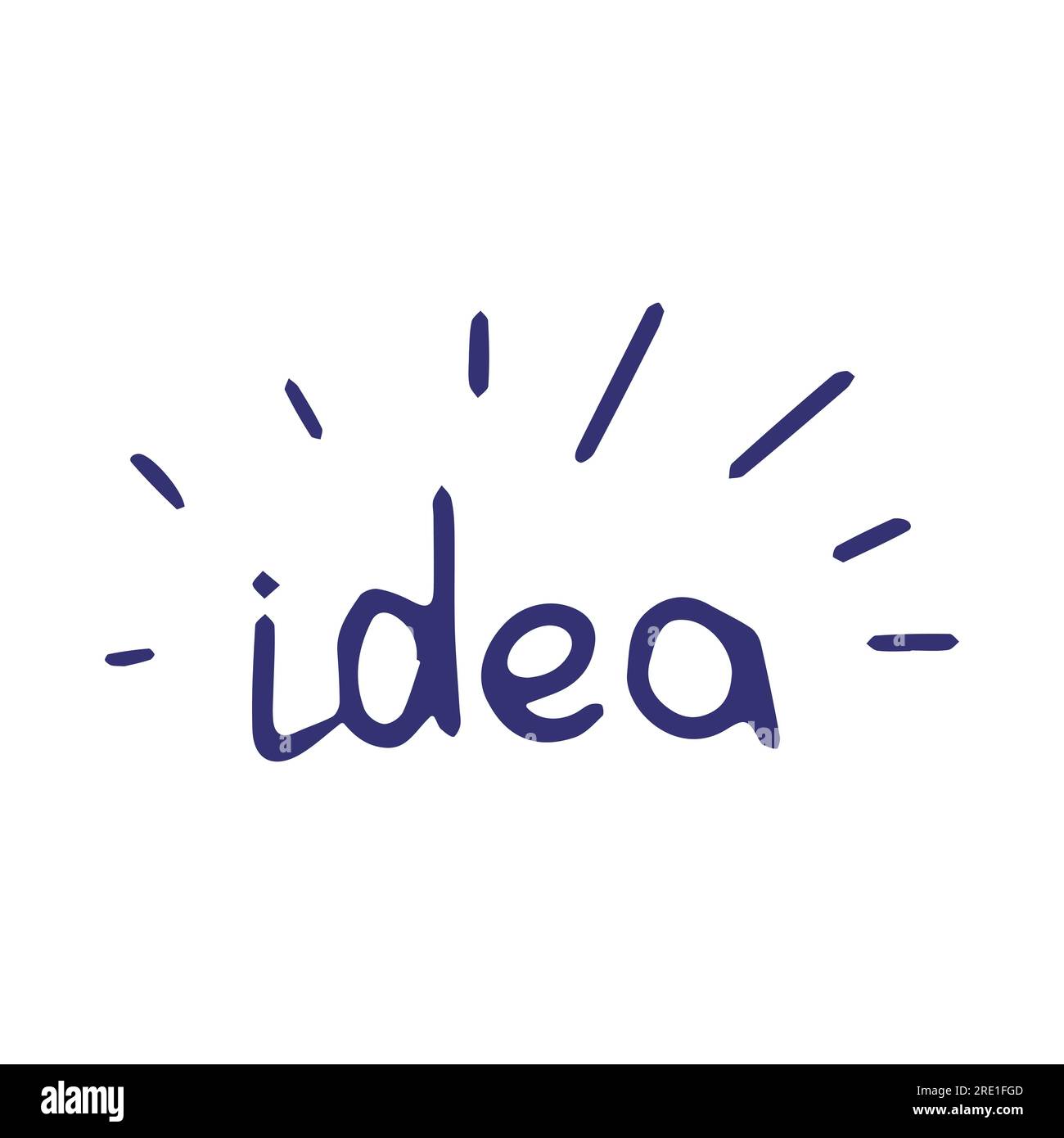 Handwritten word vector design element Stock Vector Image & Art - Alamy