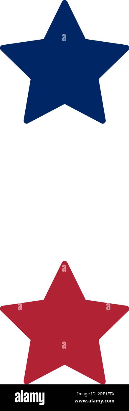 Stars red, white and red. USA national flag stars Stock Vector Image & Art - Alamy