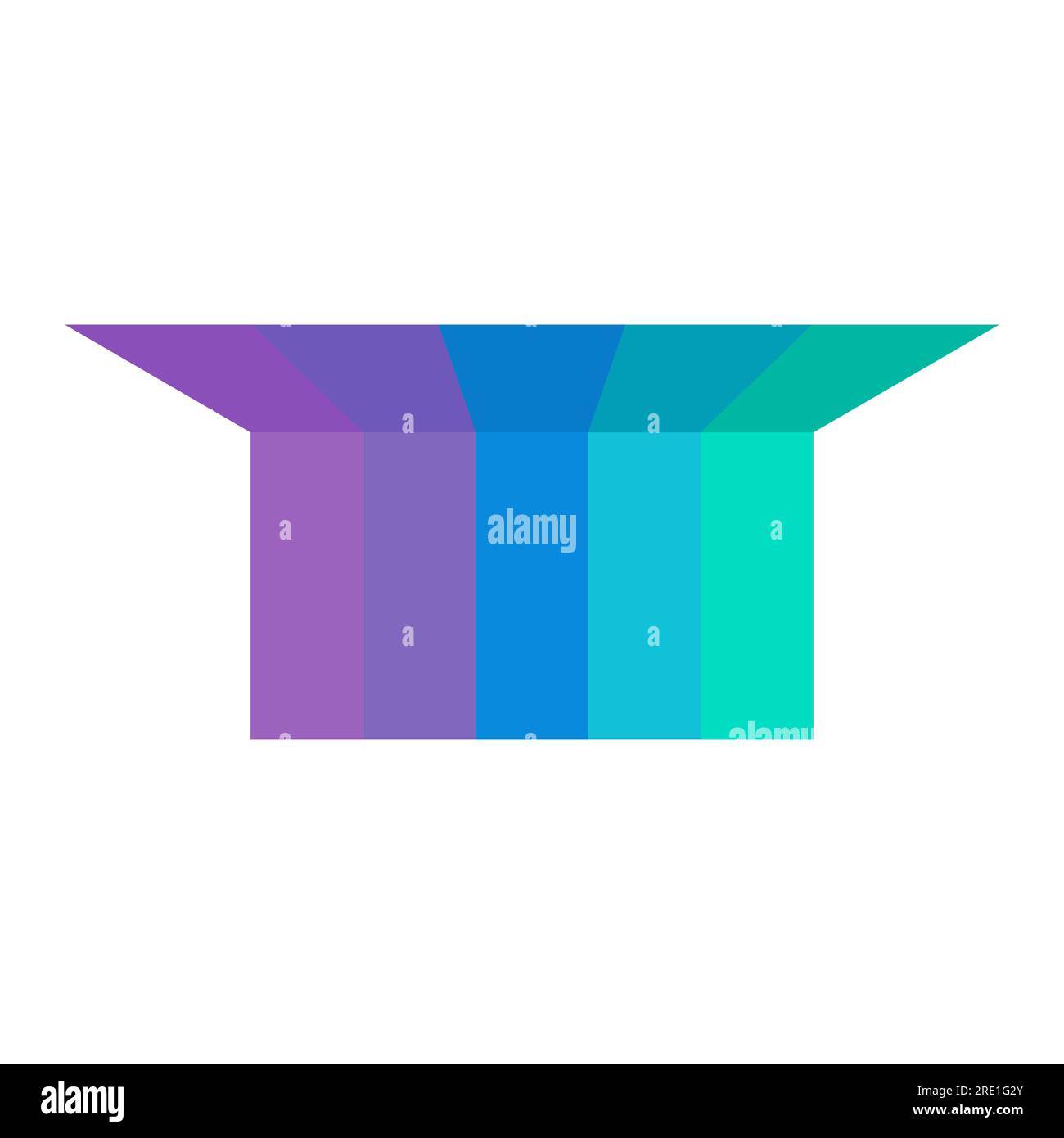 Striped abstract figure brochure element design Stock Vector Image ...