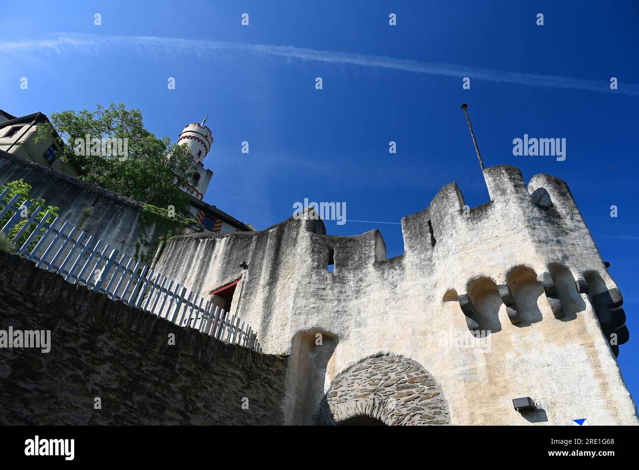 Castles, towers and spires are scenic attractions spread along the ...