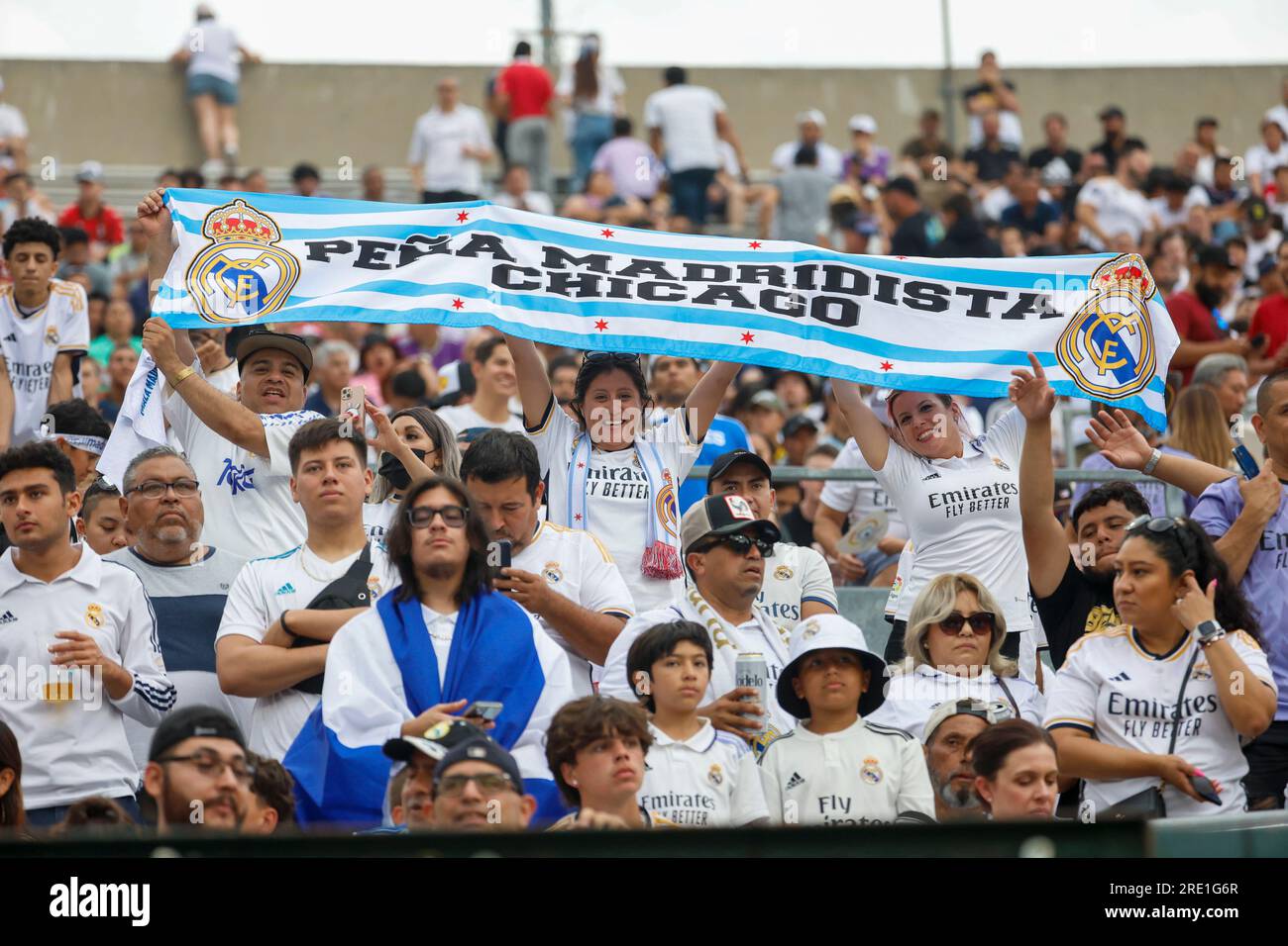 Real madrid soccer fans 2023 hi-res stock photography and images - Alamy