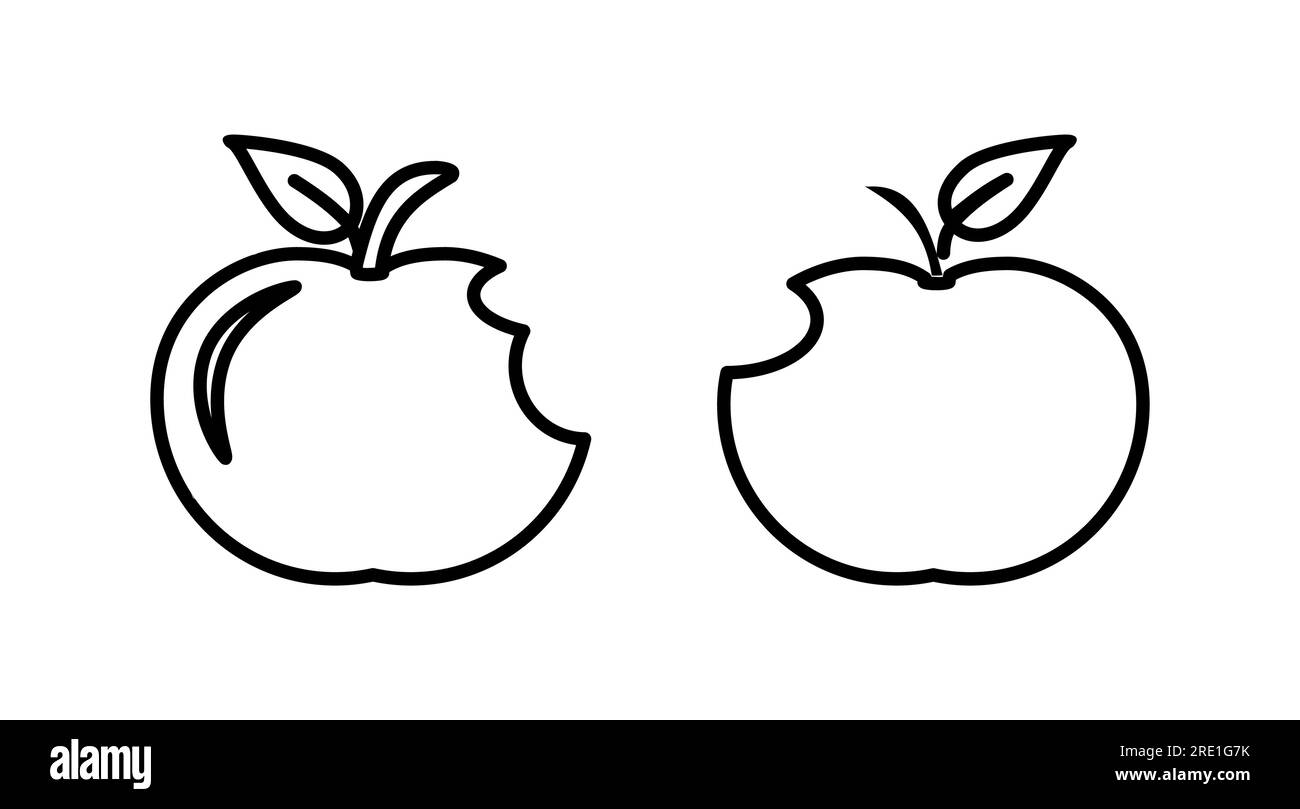 Apple icon vector. apple symbol Stock Vector Image & Art - Alamy