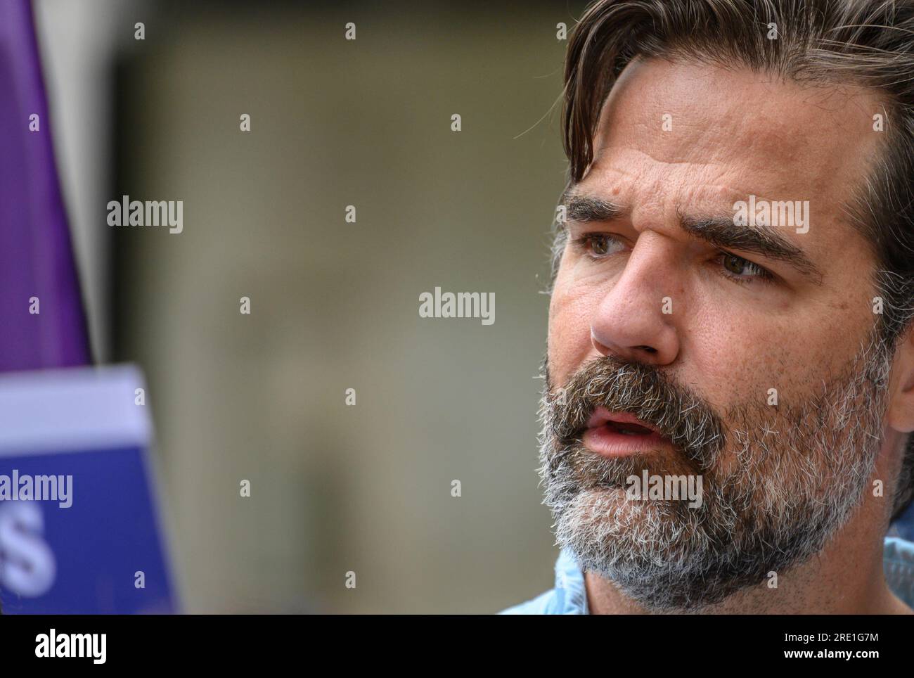 Rob Delaney (American actor / comedian / activist) at an EQUITY event ...