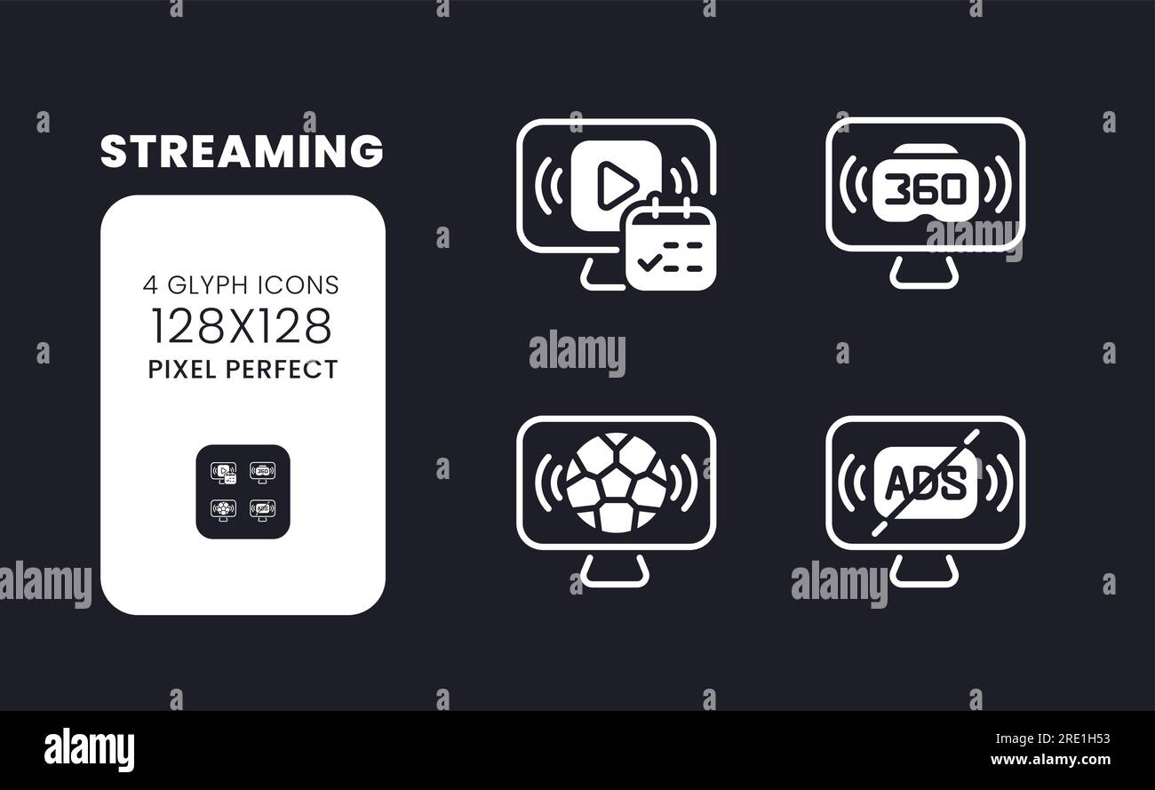 Tv broadcast sports set Stock Vector Images - Alamy