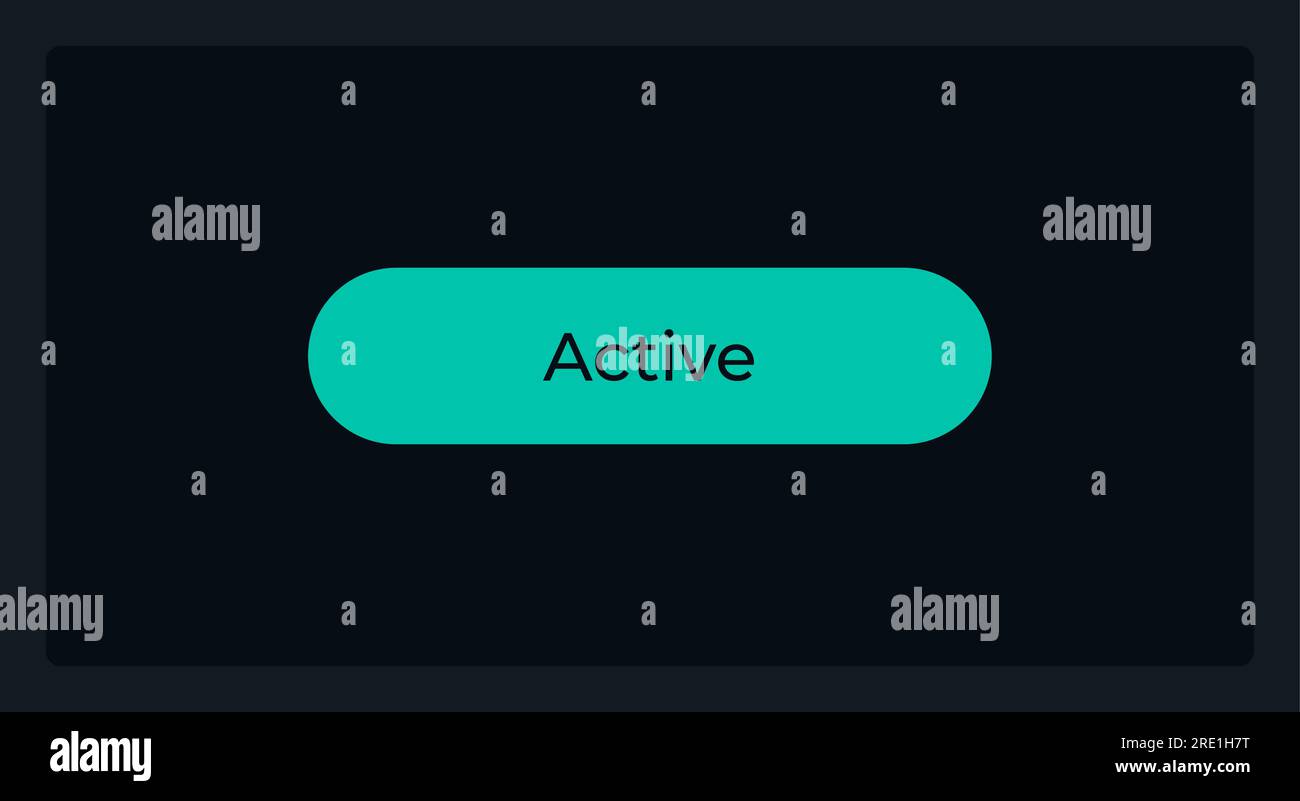 Active sign up button state UI element template Stock Vector Image & Art - Alamy