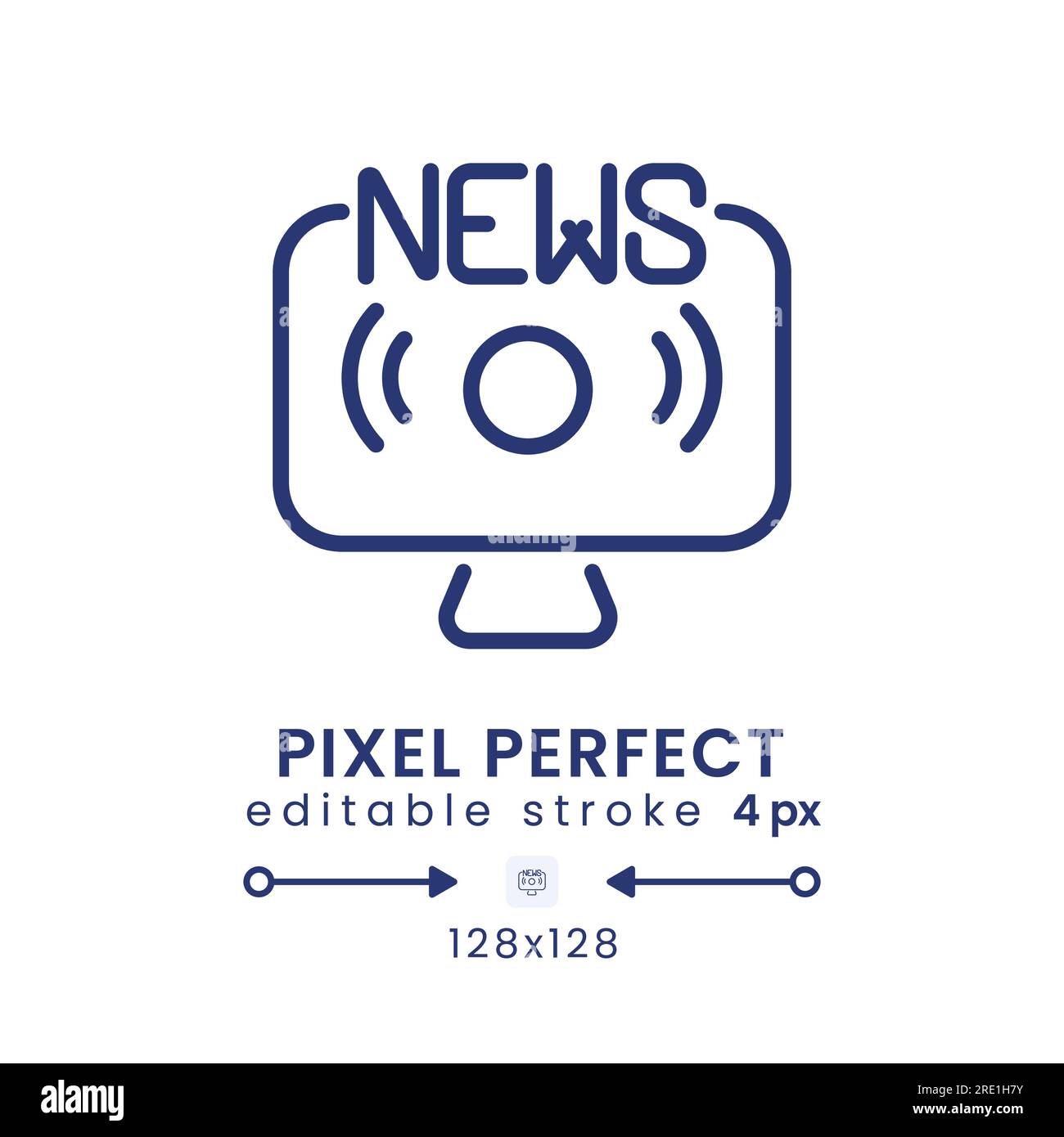 Breaking news symbol image Stock Vector Images - Alamy