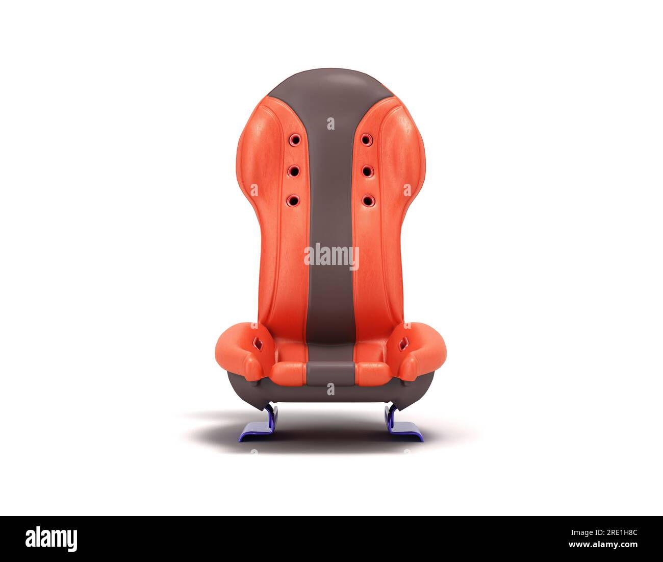 New sport car seat front view 3d render on white Stock Photo - Alamy